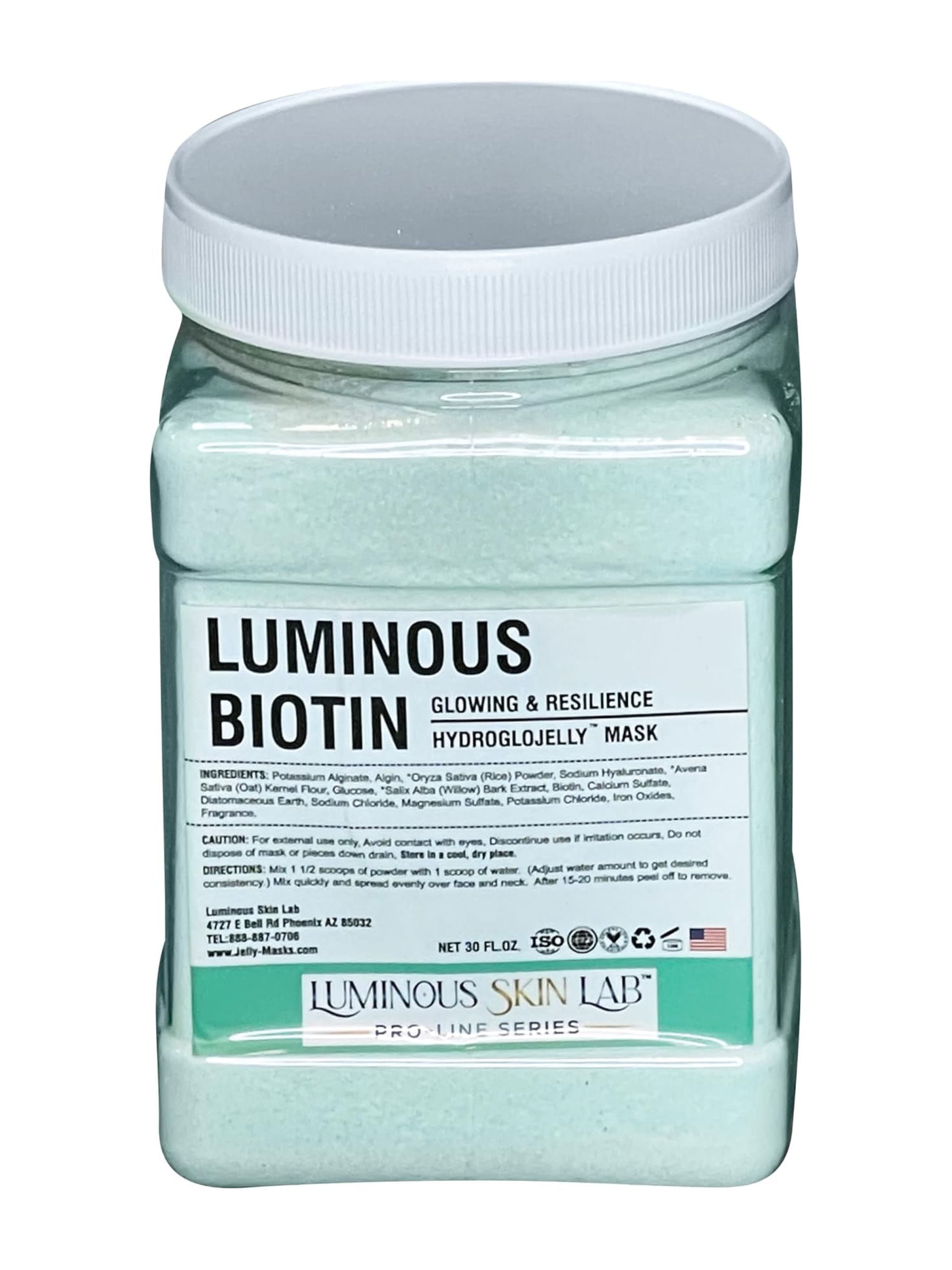 Luminous Skin Lab Luminous Biotin Jelly Mask, Professional Pack Peel ...