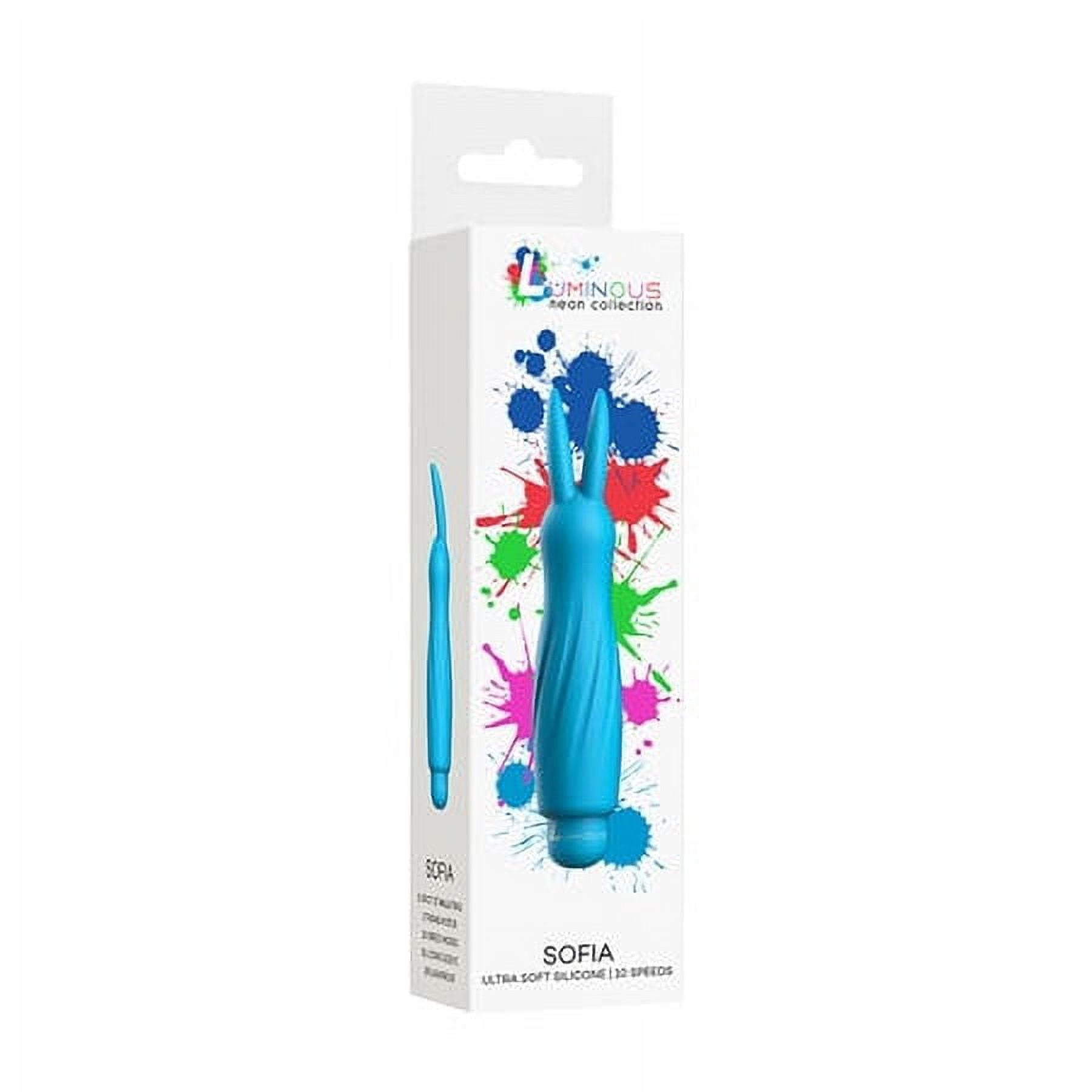 Luminous Sofia 10-Speed Bullet Vibrator With Silicone Rabbit Sleeve ...