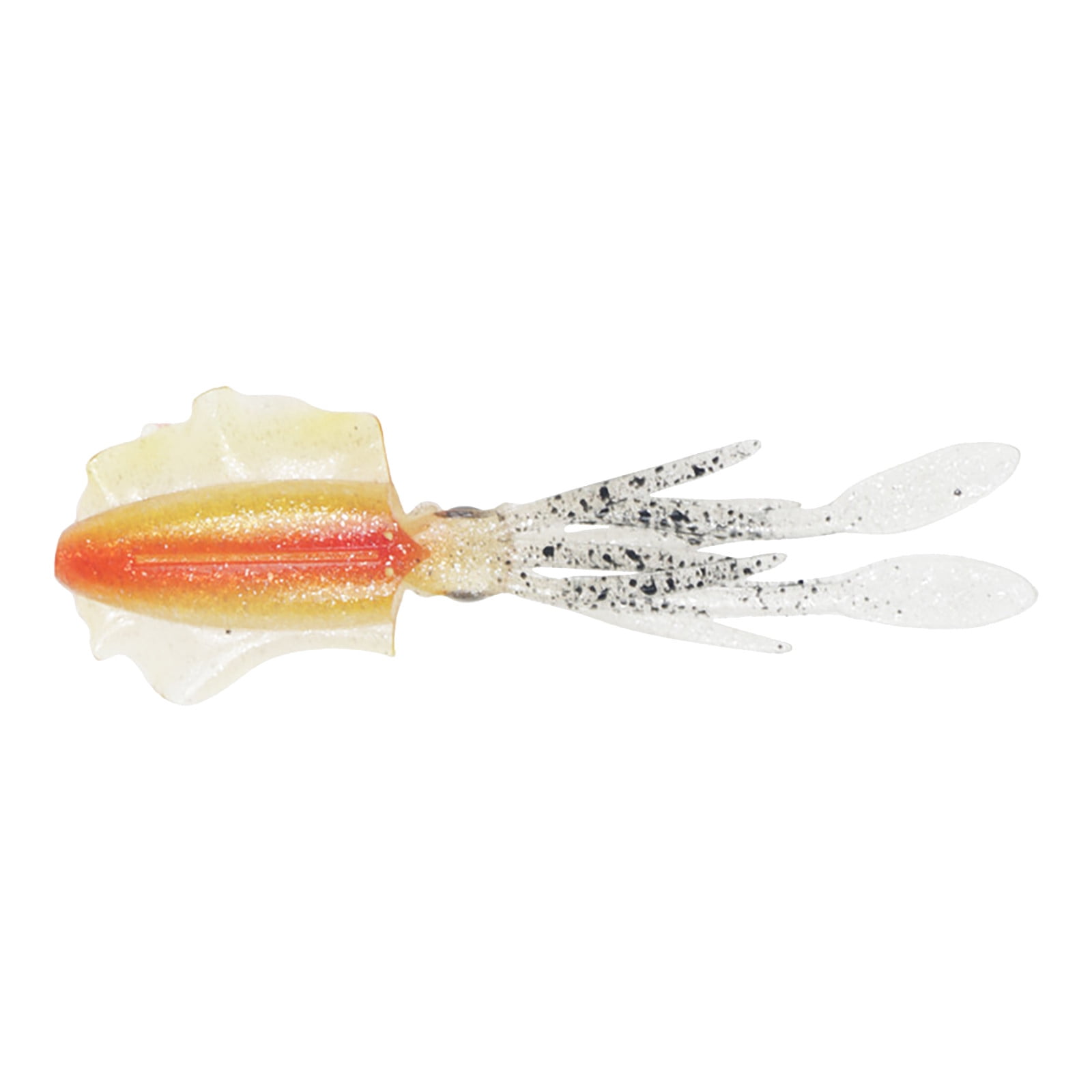 Luminous Soft Squid Bait, 10cm Sea Fishing Lure, Bioluminescent Glow ...