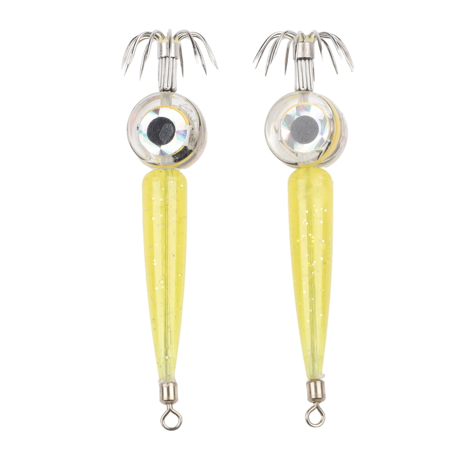 Luminous Squid Jig Hook Set With Underwater Led Lures For Catching Fish ...