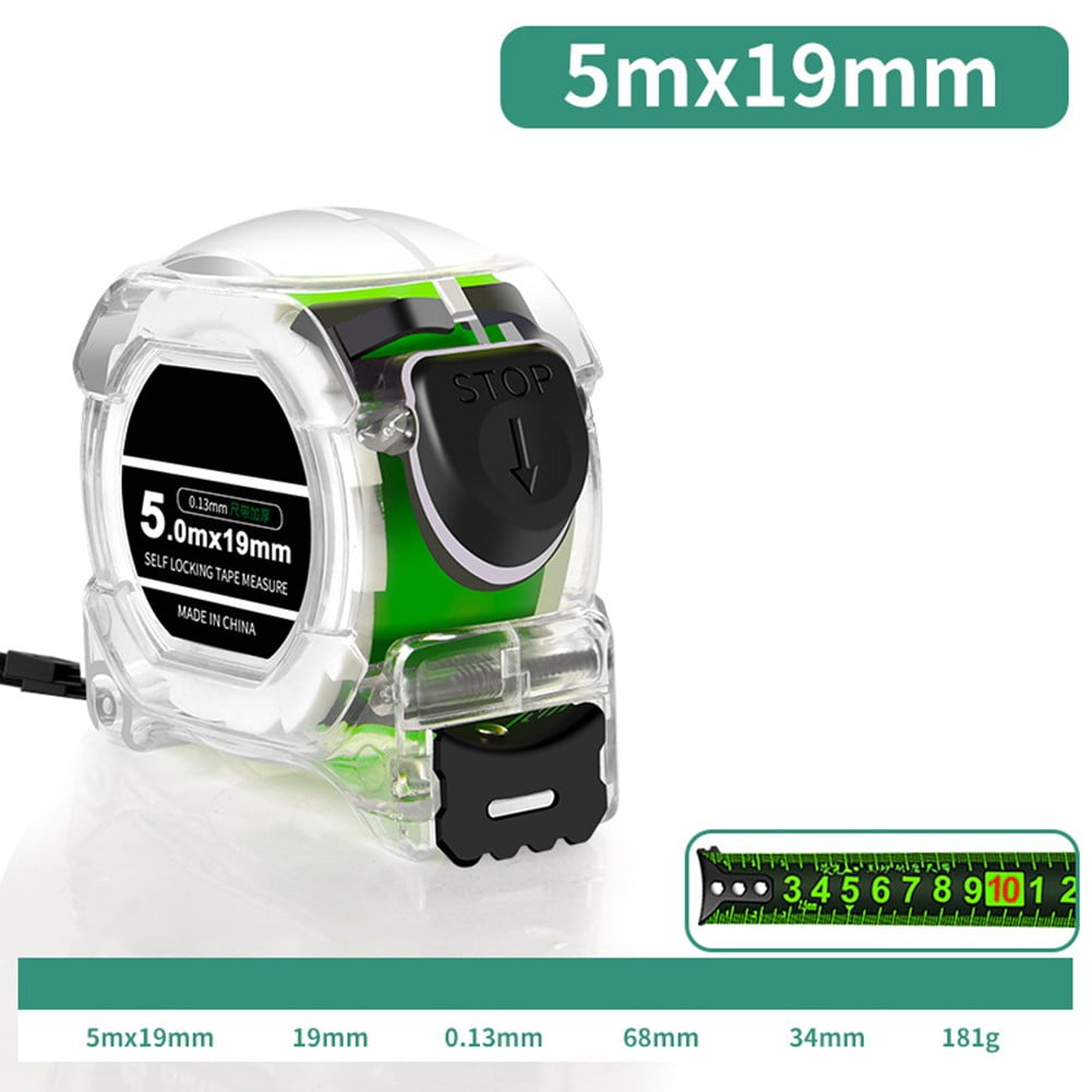 Luminous Stainless Steel Tape Measure:Fluorescent Waterproof tape ...