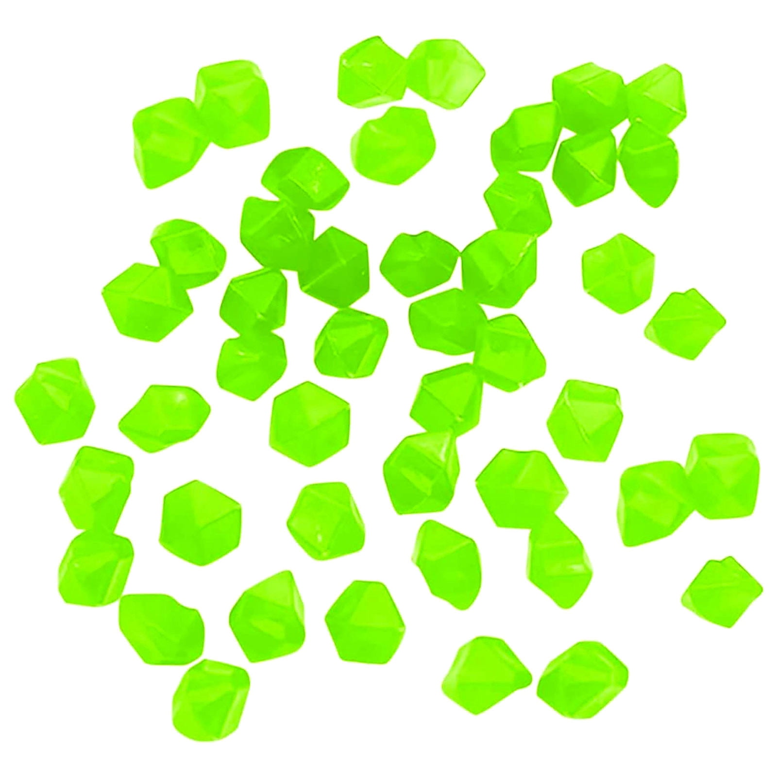 Luminous Stones Rhombus Glow in the Dark Rocks Decorative Pebbles for ...