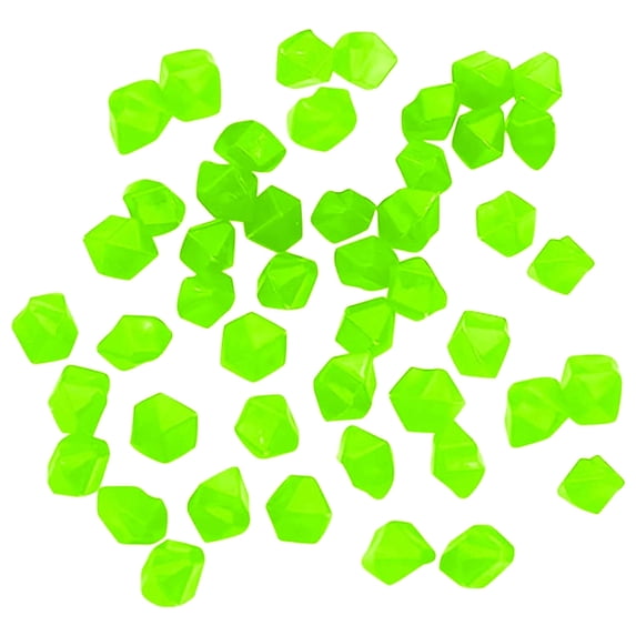 Luminous Stones Rhombus Glow in the Dark Rocks Decorative Pebbles for ...