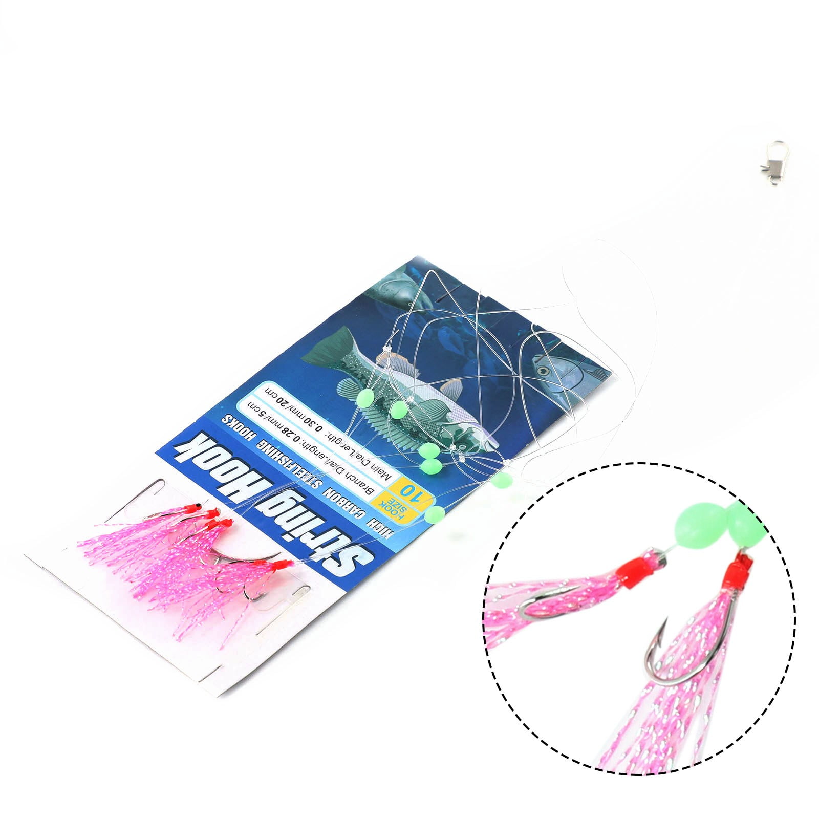 Luminous String Hook Fishing Hooks Fishing Tackle Colourful Fishing ...
