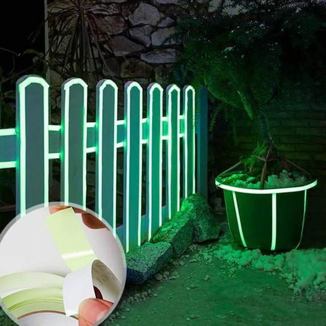 Luminous Tape Self-adhesive Glow In The Dark Safety Stage Sticker Home ...
