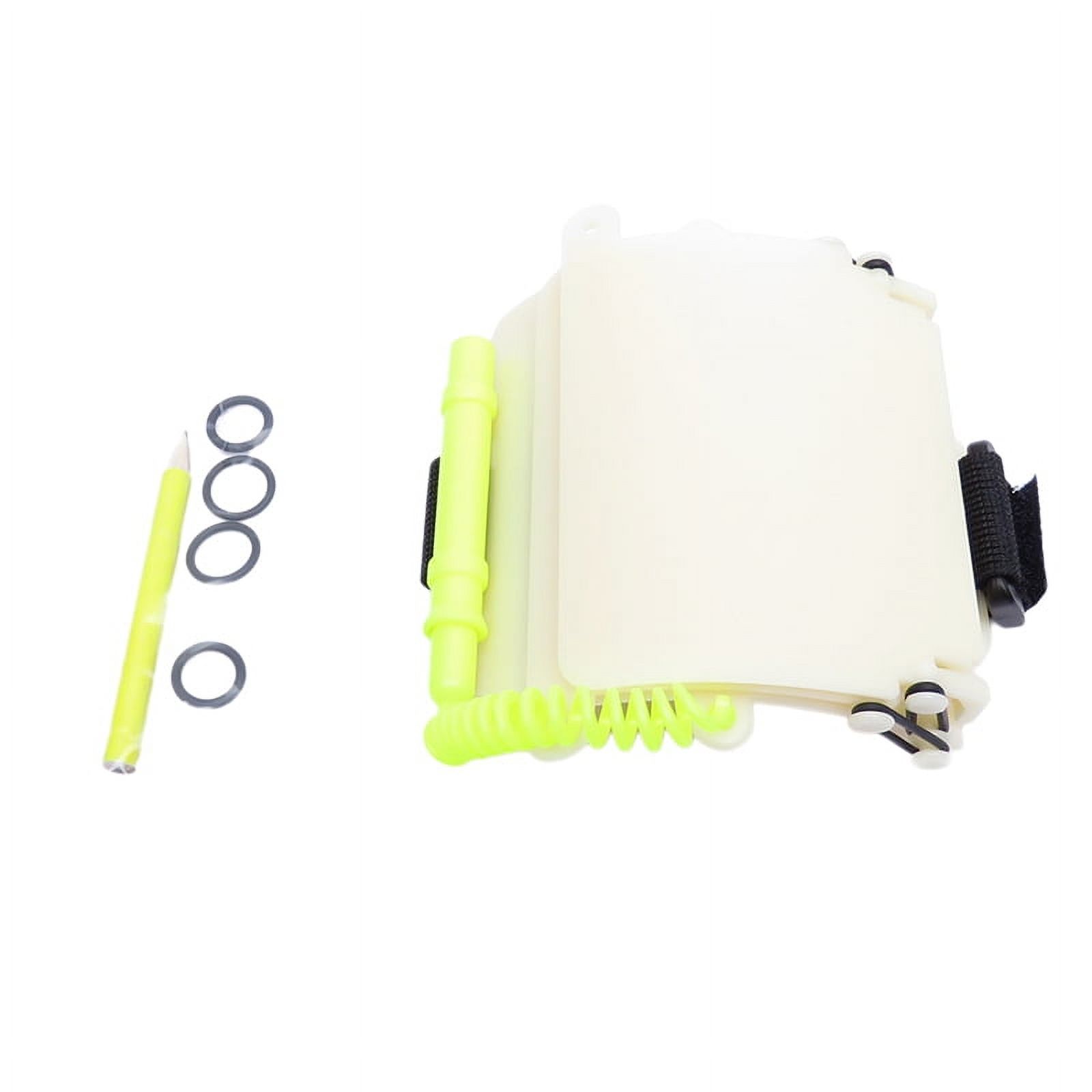 Luminous Underwater Triple Scuba Diving Wrist Writing Board with Pencil ...