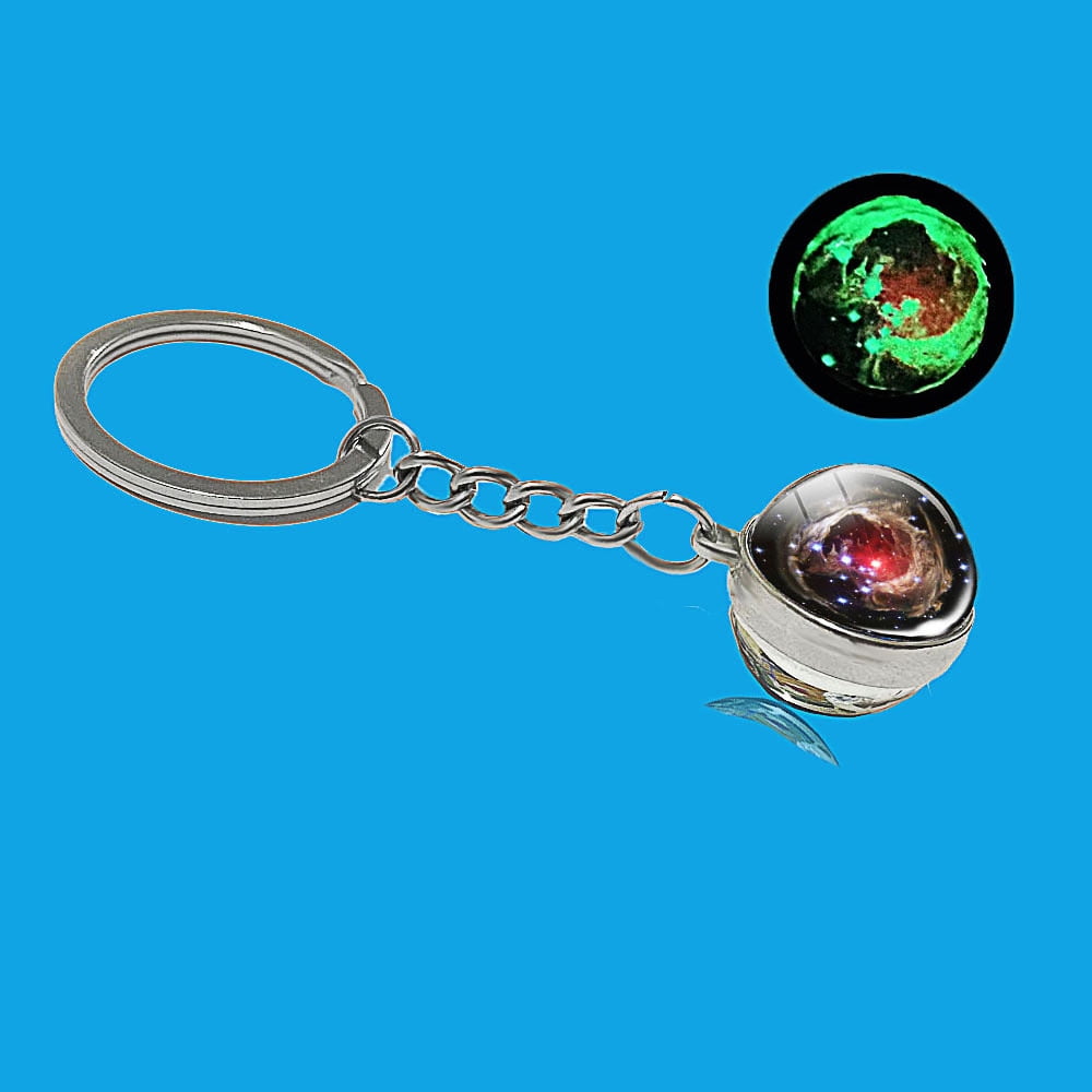 Luminous Universe Star Keychain Solar System Earth Pendant Galaxy ...