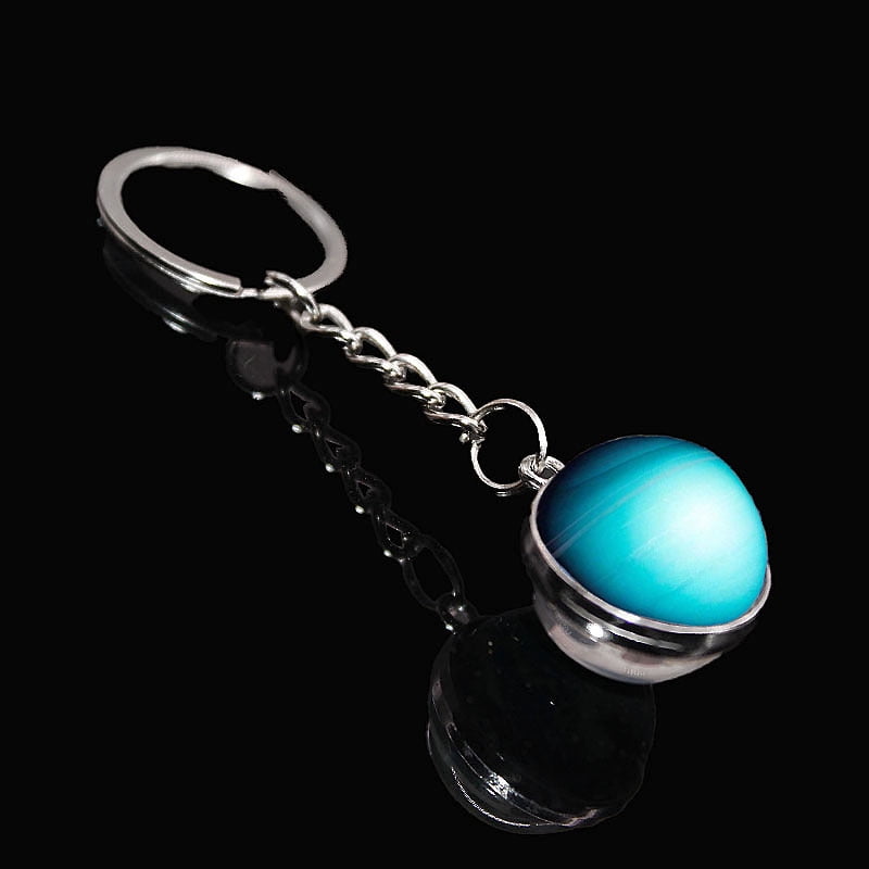 Luminous Universe Star Keychain Solar System Earth Pendant Galaxy ...