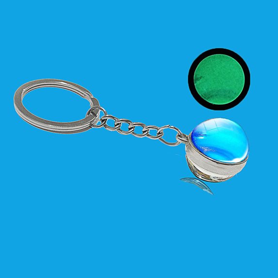 Luminous Universe Star Keychain Solar System Earth Pendant Galaxy ...