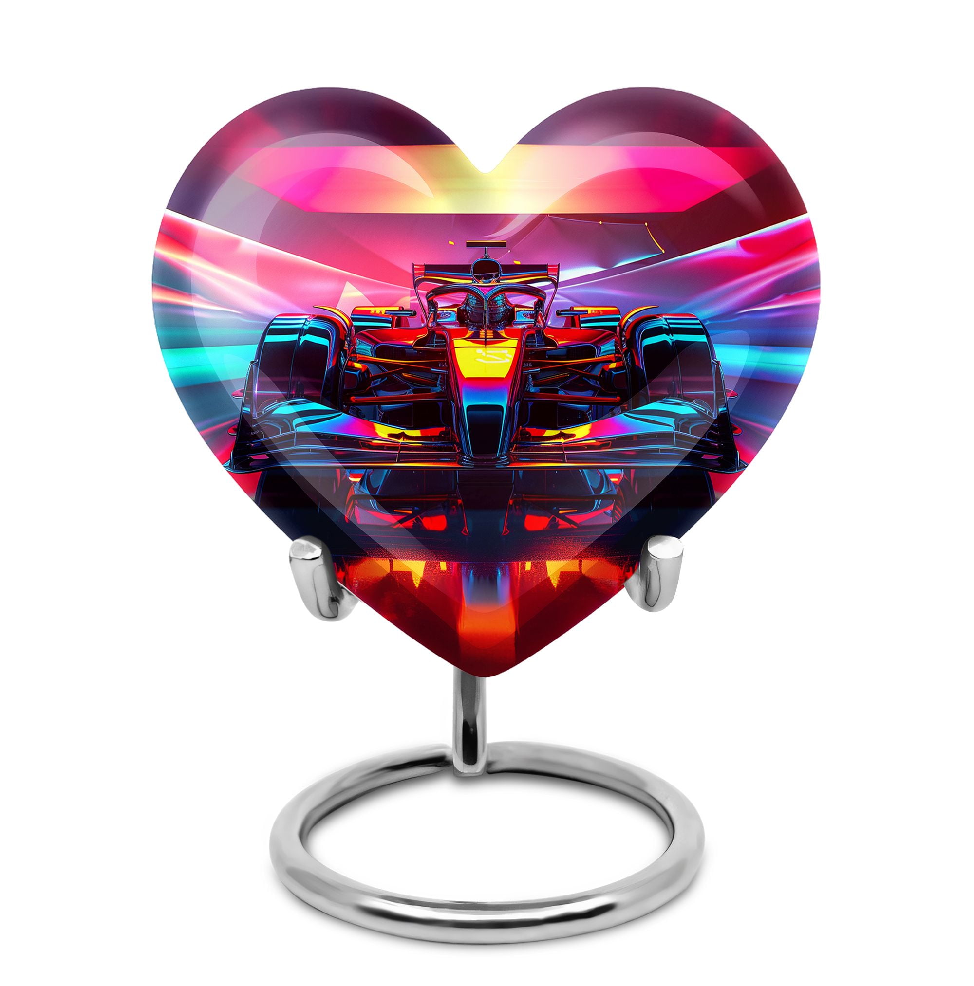 Luminous Velocity Tunnel Car - Heart Keepsake Cremation Urns - Unique ...