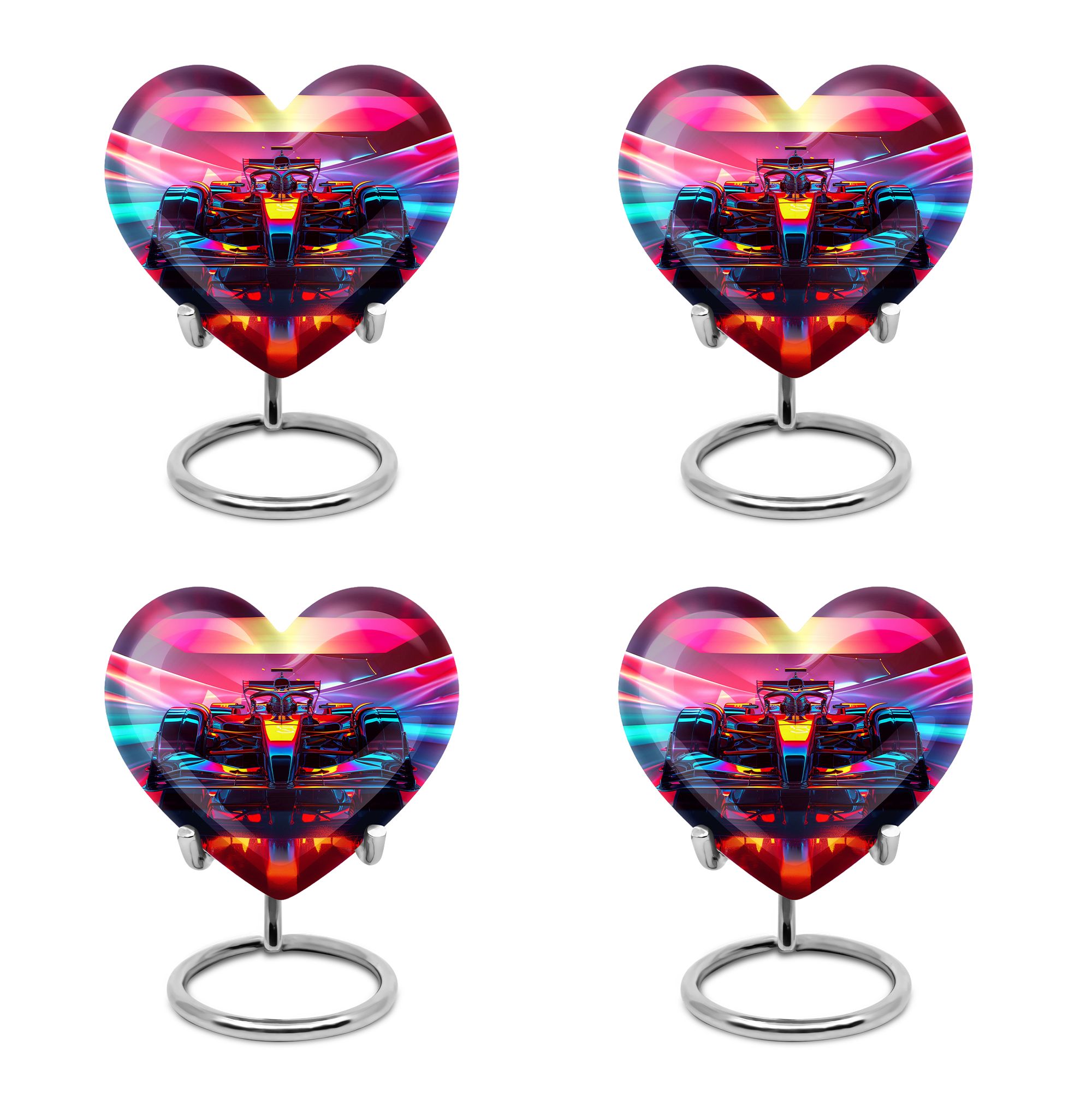 Luminous Velocity Tunnel Car - Heart Keepsake Cremation Urns - Unique ...