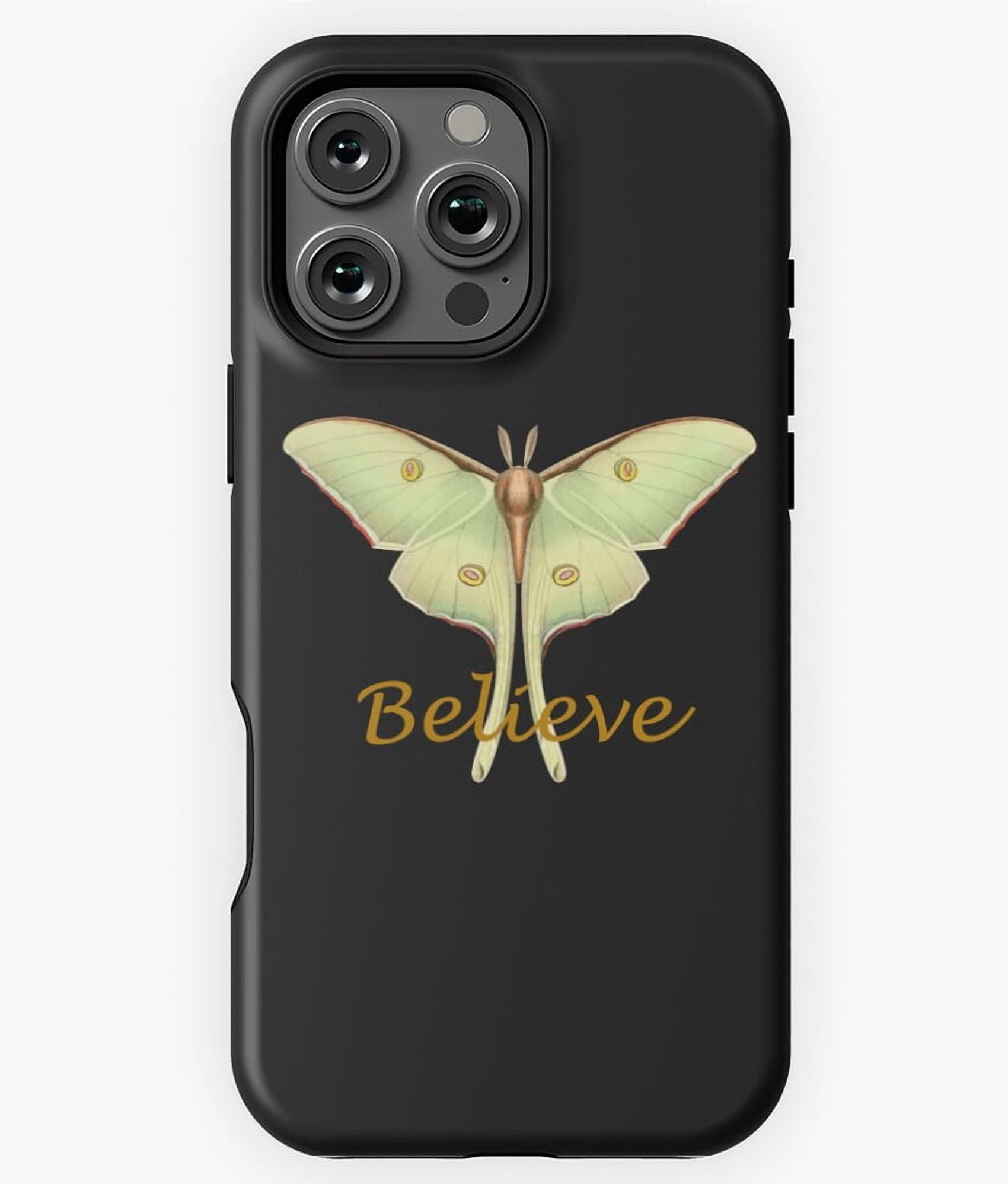 Luminous Vintage Pale Green Luna Moth N5770 Phone Case for iPhone 17 16 ...