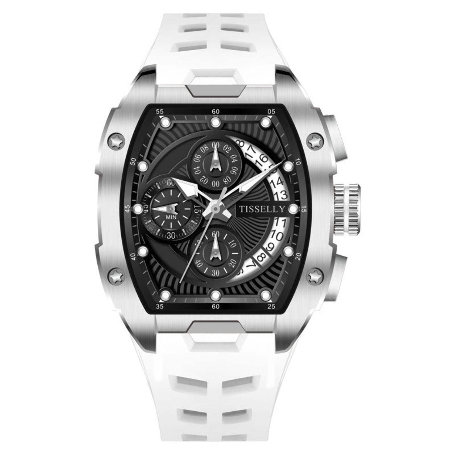 Luminous Waterproof Curved Screen Barrel-shaped Quartz Watch - Walmart.com