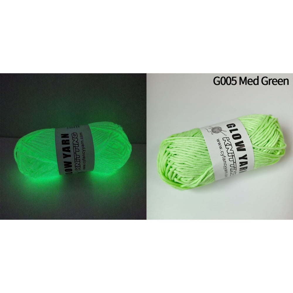 Luminous Wool DIY Hand Knitted Luminous Yarn DIY Weave Glow in The Dark ...