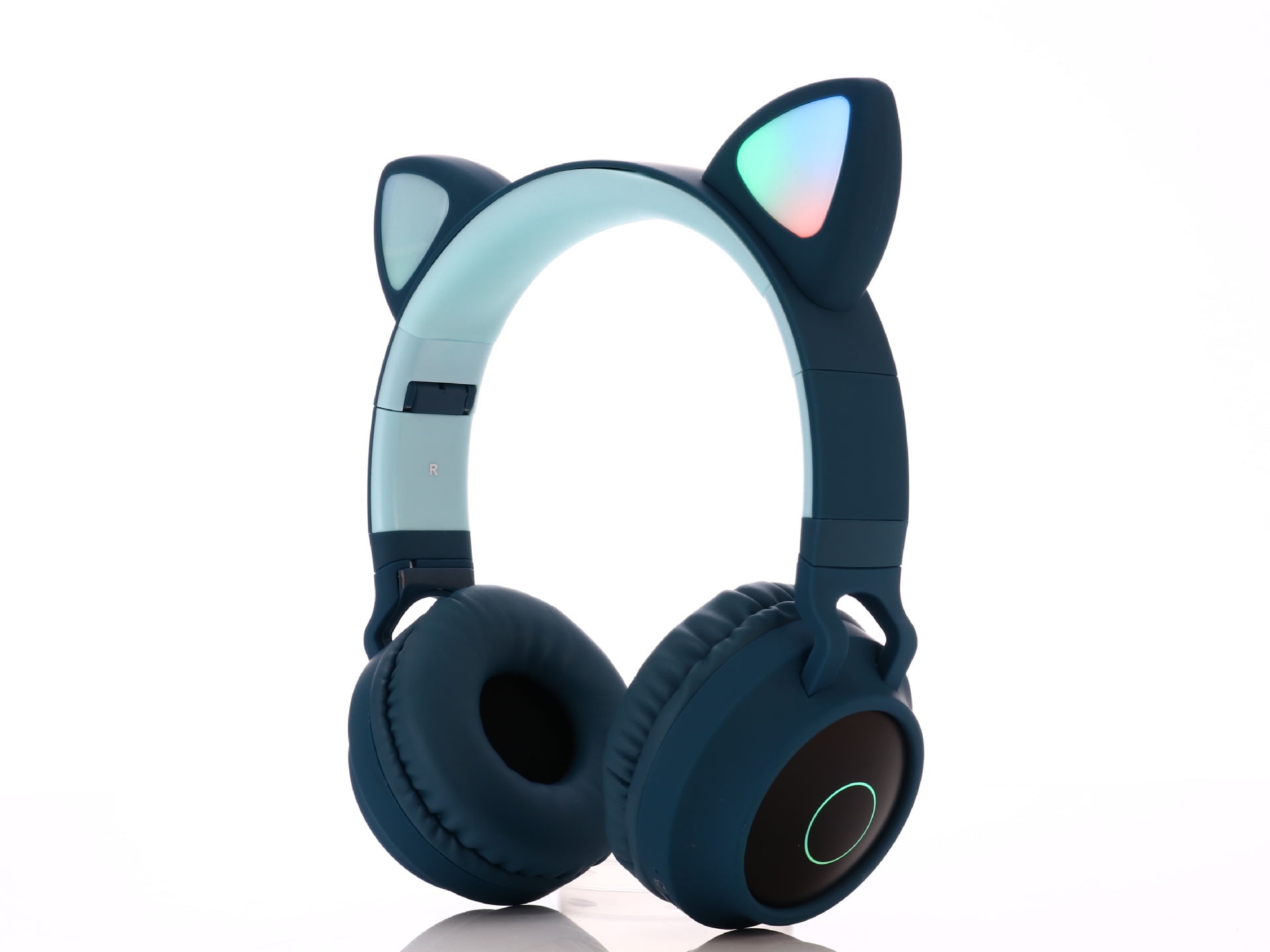 Luminous cat ears ins style head-mounted Bluetooth headset wireless ...
