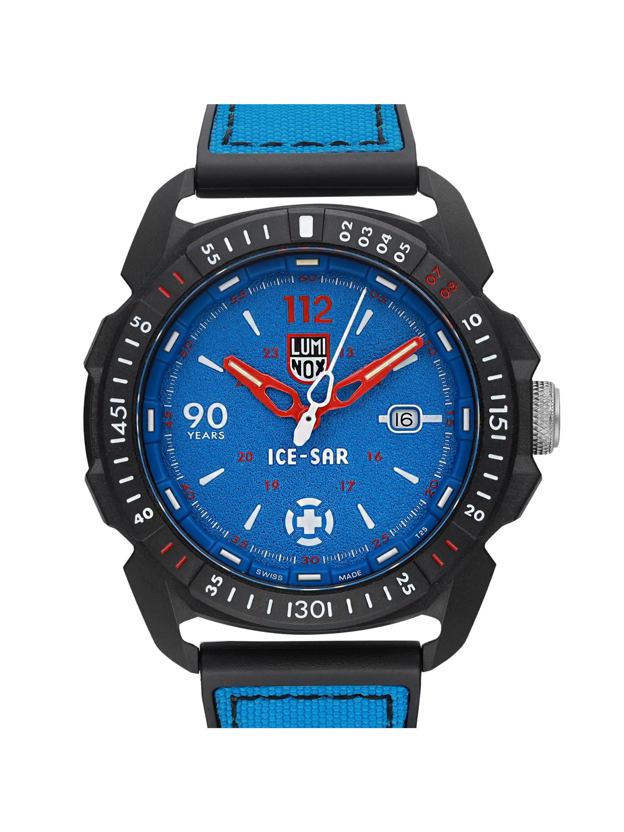 Luminox Ice-Sar Arctic 46mm Carbonox Blue Dial Quartz Mens Watch XL ...