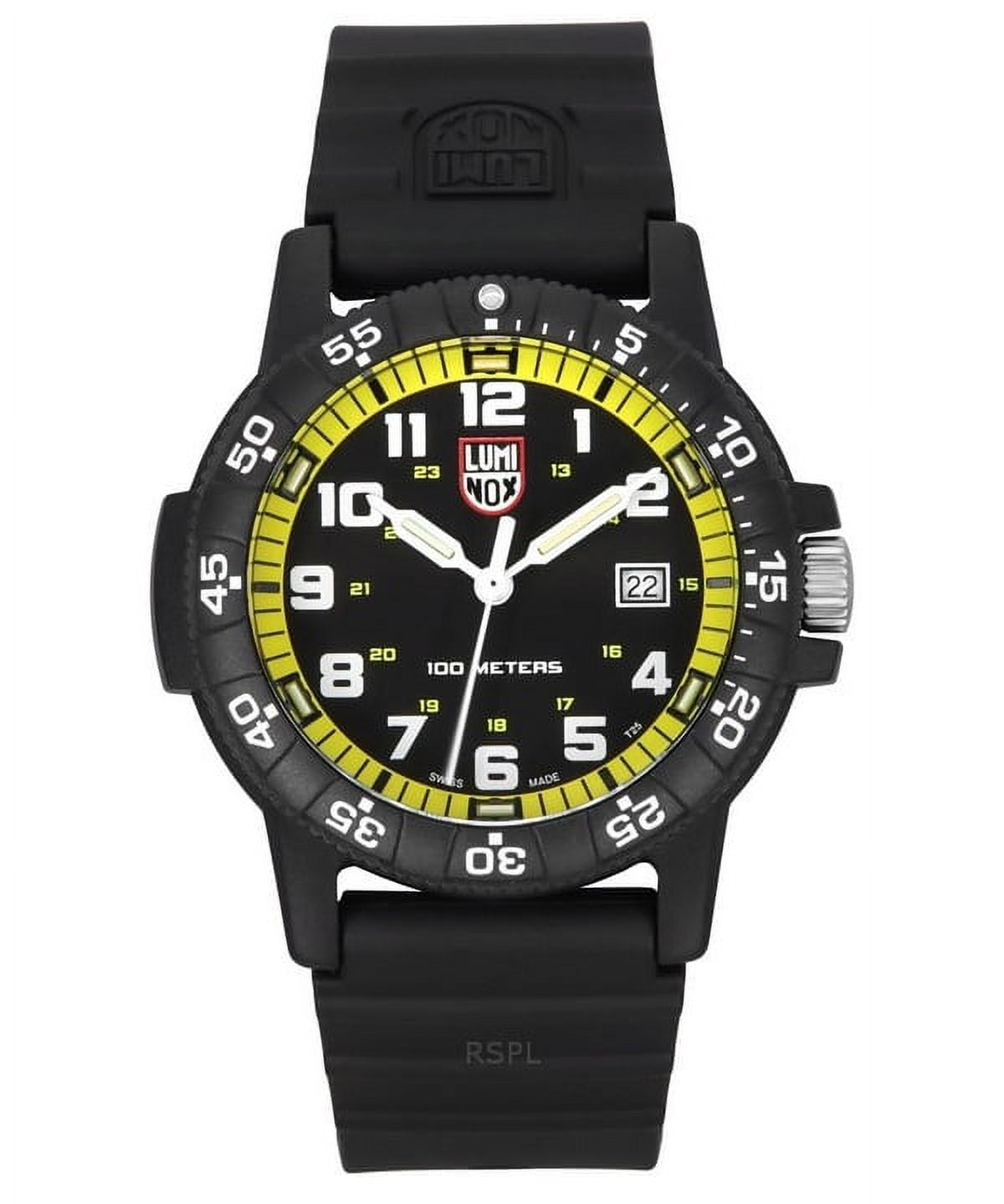 Luminox Leatherback Sea Turtle Giant Polyurethane Strap Black Dial ...