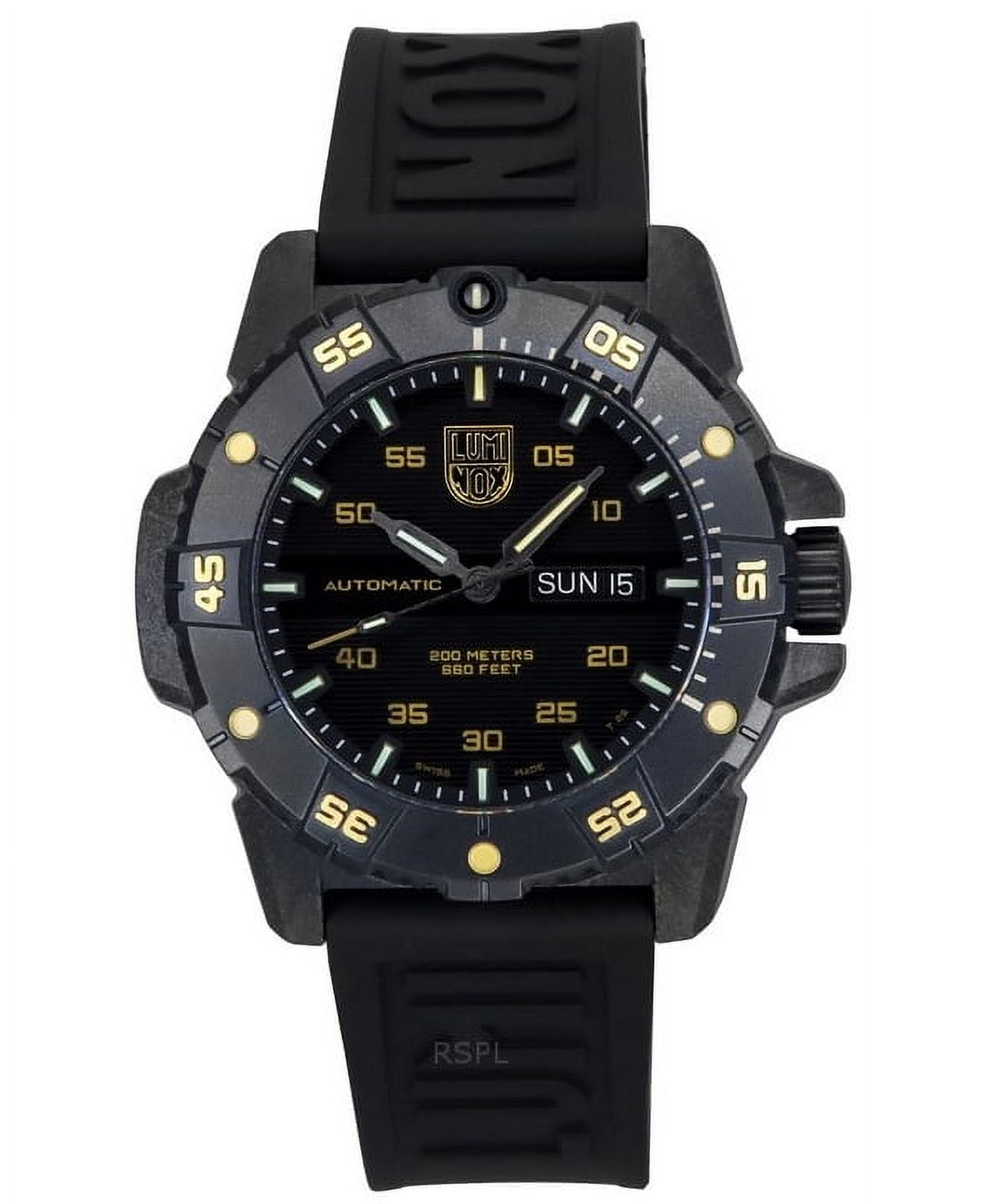 Luminox Master Carbon SEAL Limited Edition Rubber Strap Black Dial ...