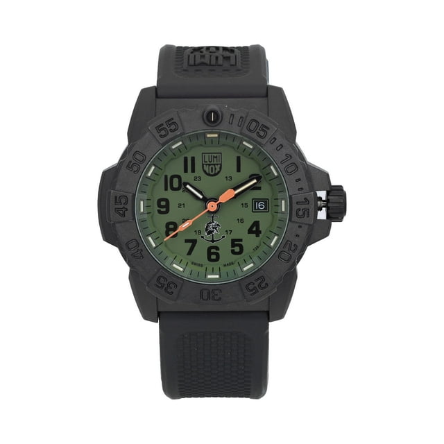 Luminox Navy SEAL 45mm Carbonox Green Dial Quartz Mens Watch XS.3517.NQ ...