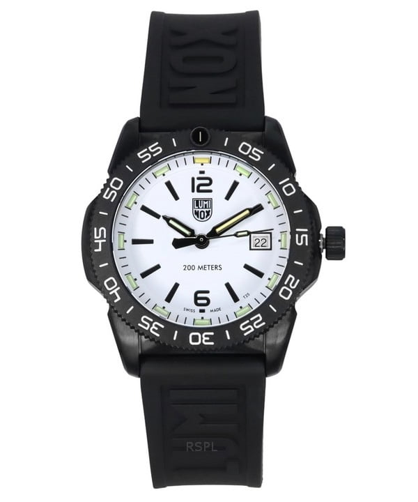 Luminox Pacific Diver Ripple Rubber Strap White Dial Quartz XS.3127M ...