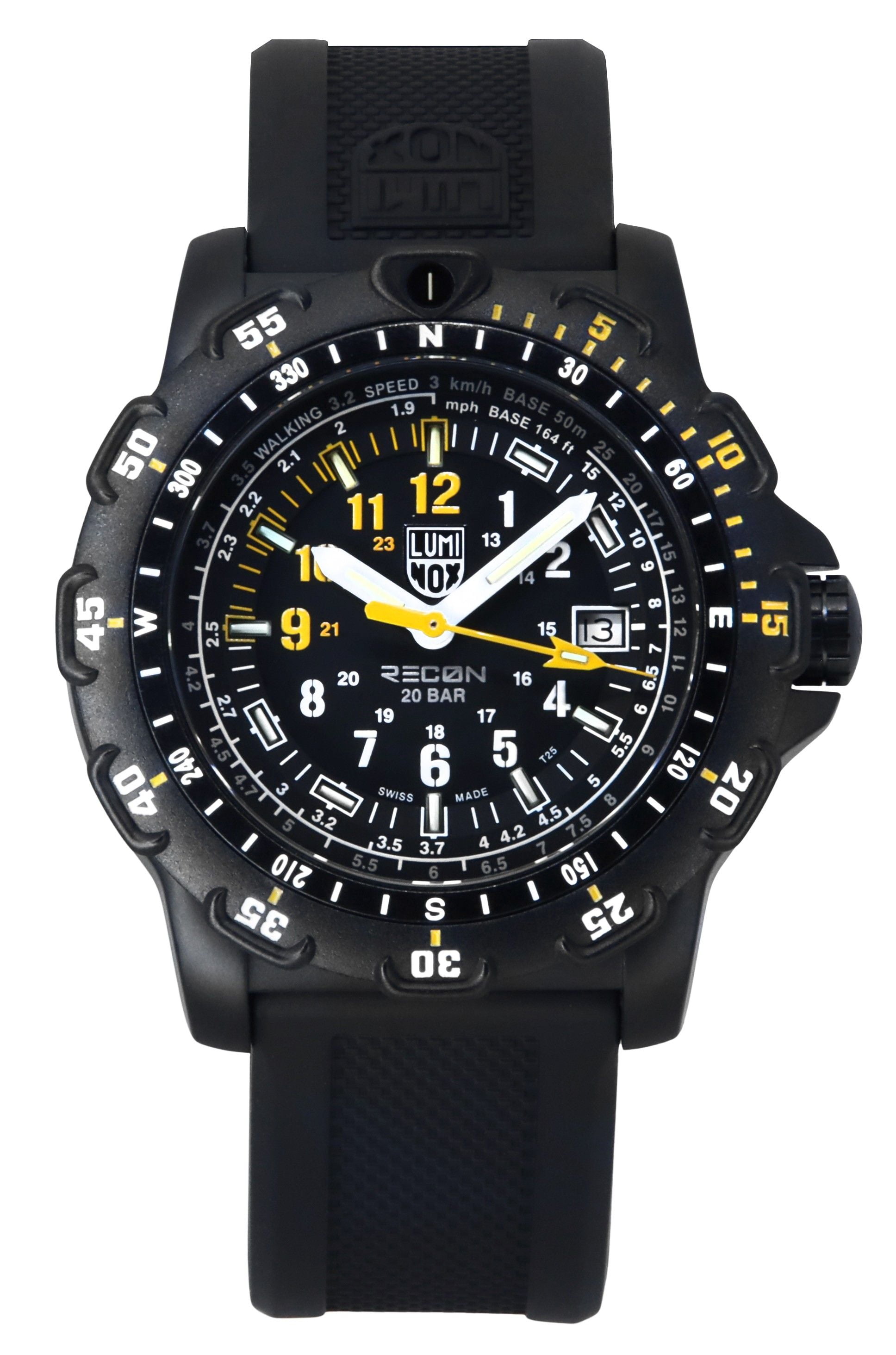 Luminox RECON Point Man Heritage Rubber And Nylon Strap Black Dial ...