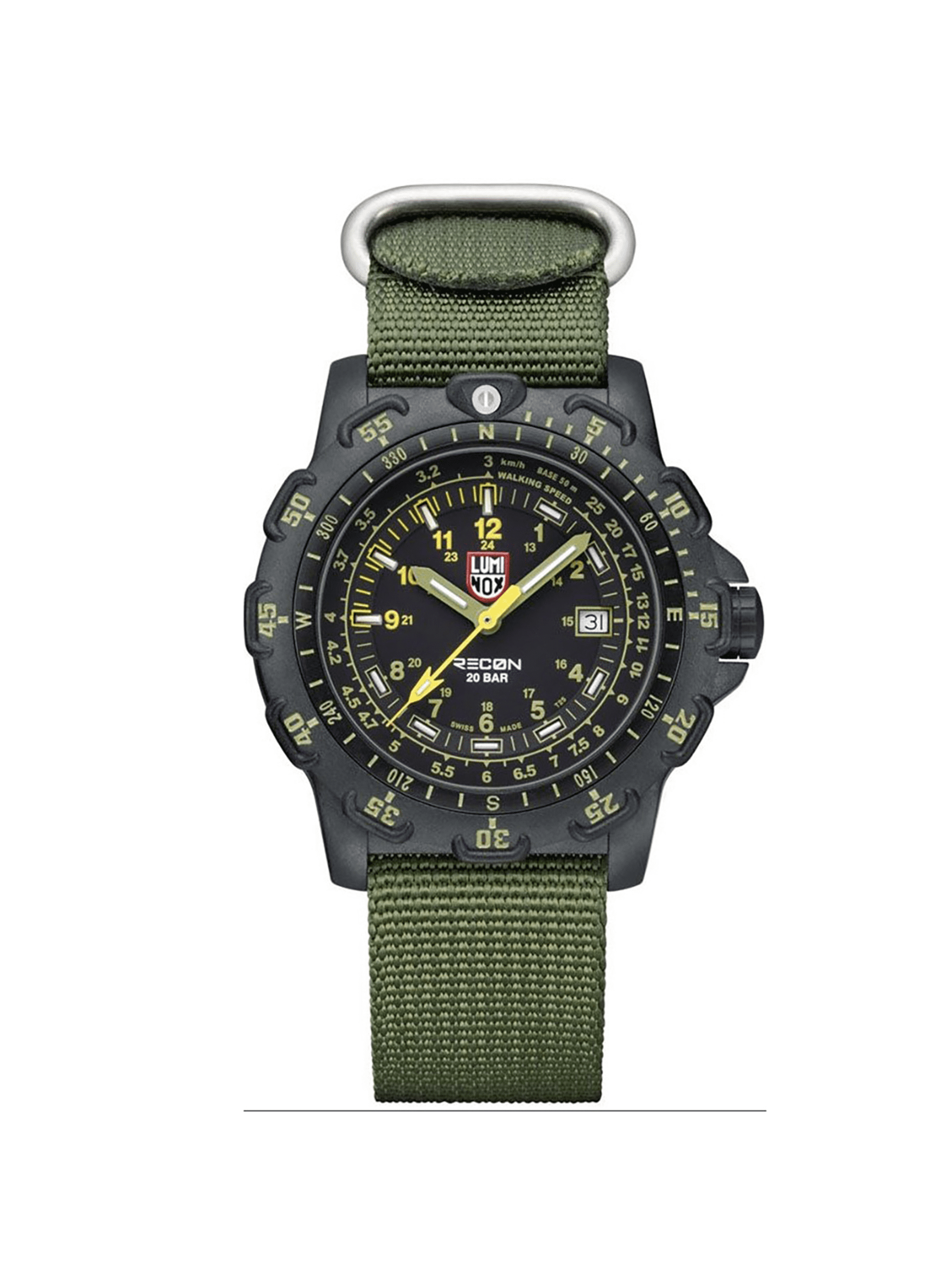Luminox Recon Point Man 45mm Carbon Black Dial Quartz Men Watch XL.8826 ...