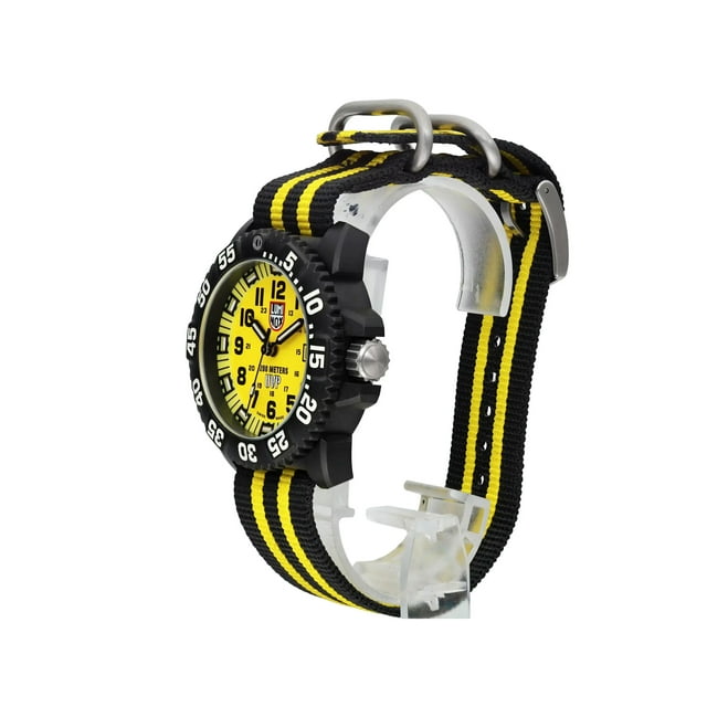 Luminox Scott Cassell UVP 44mm Carbon Yellow Dial Mens Quartz Watch XS ...