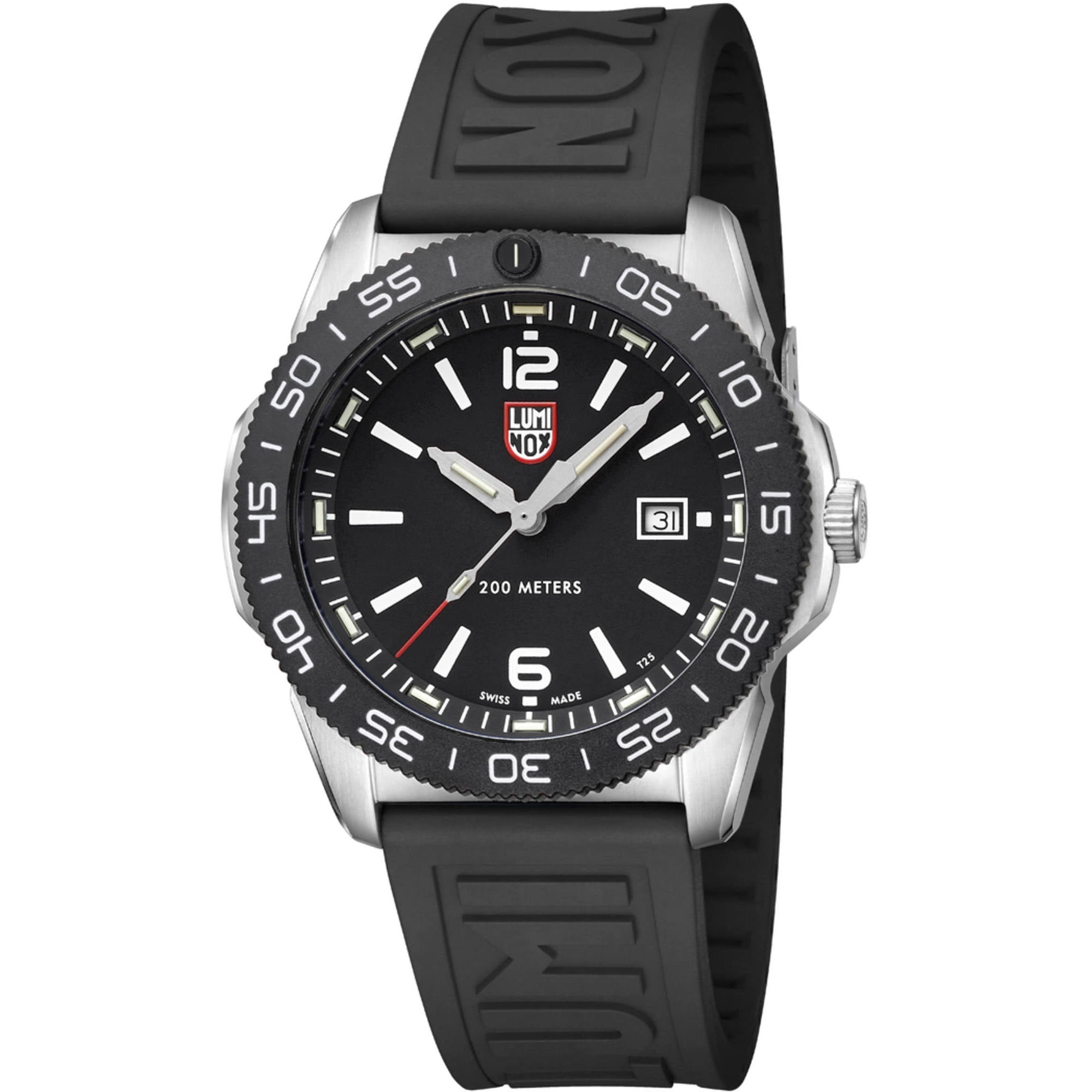 Luminox XS.3121.1 Men's Pacific Diver Black Dial Strap Dive Watch ...