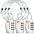 Lumintrail TSA Approved Locks, 4 Digit Combination Luggage Locks TSA Approved, Travel Locks for ...