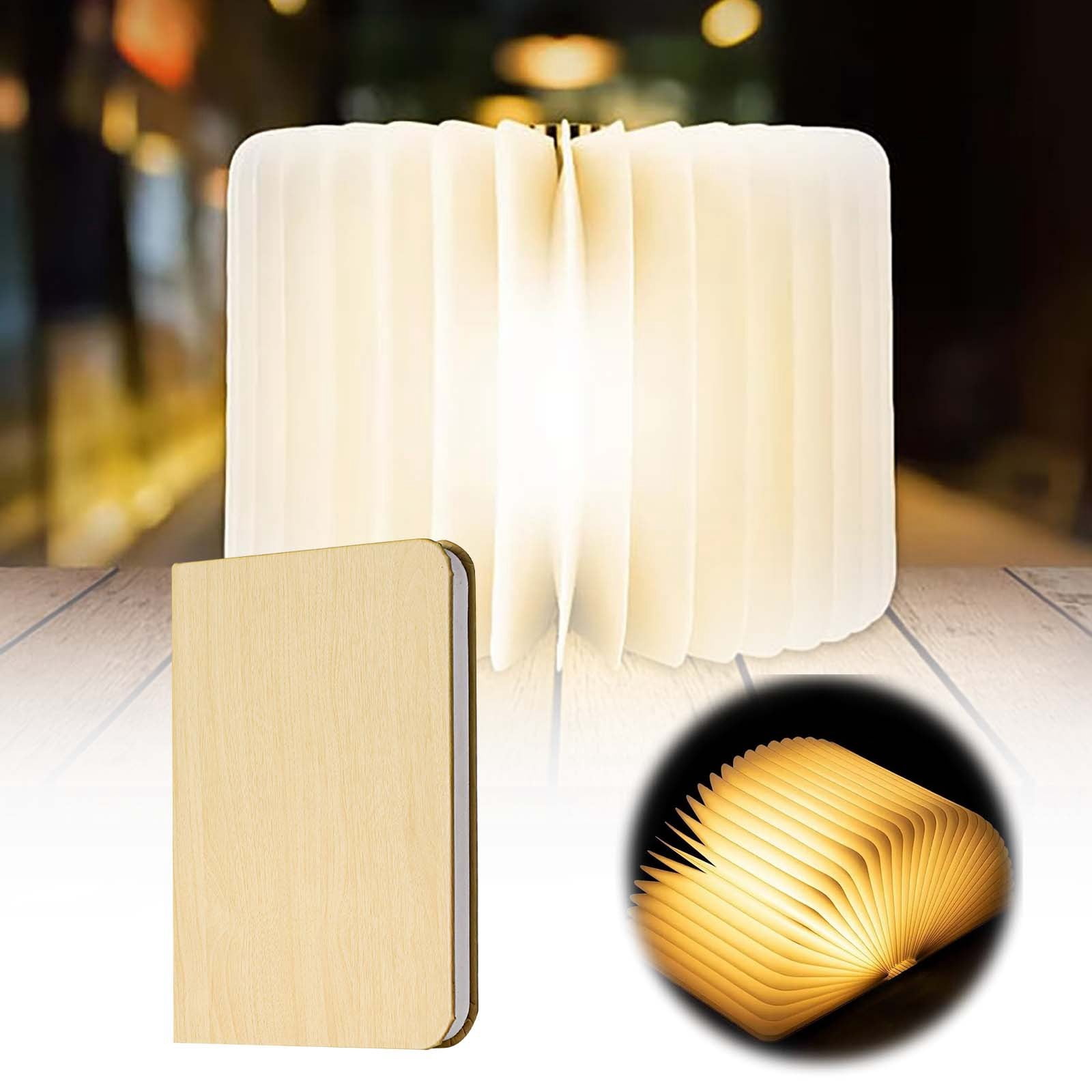 Lumio Book Lamp, Lumio Book Light, Night Light Lamp, Wooden Folding LED ...