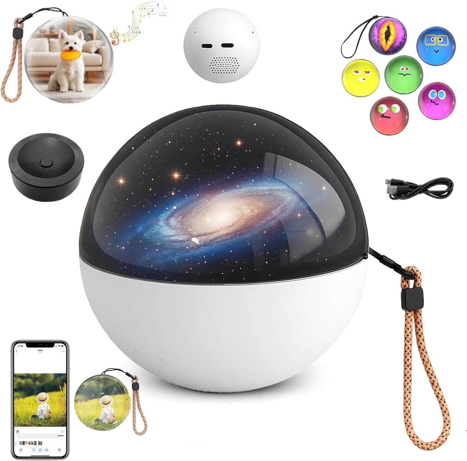 Lumiorb – 3D Video & Photo Memory Sphere, Videos and Photo Player Ball ...