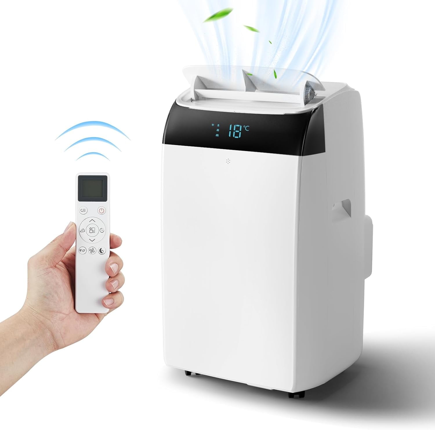 Lumiparty 14,000 BTU Portable Air Conditioner, 3-in-1 Floor AC Unit ...