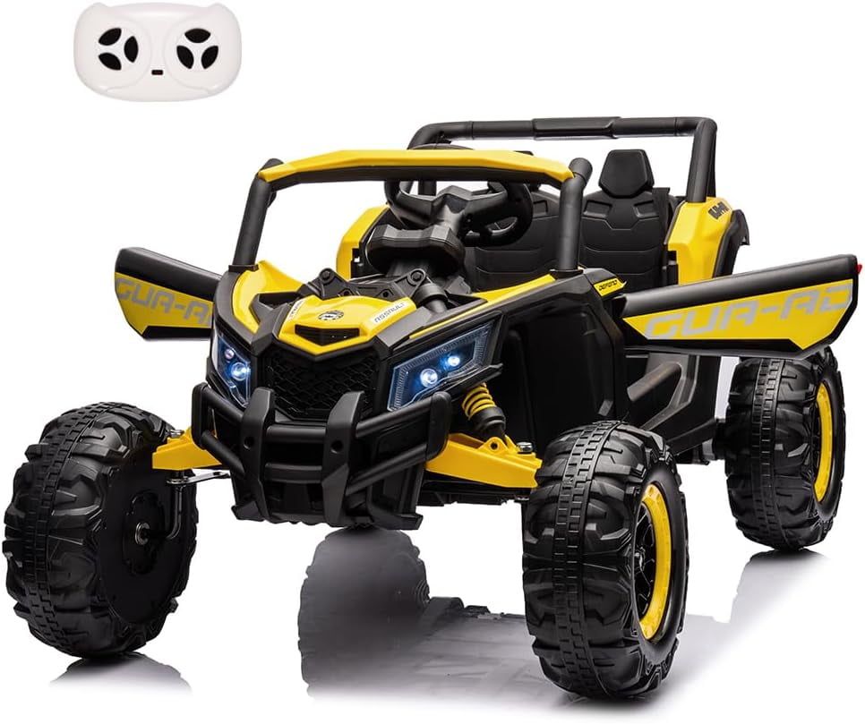 Lumiparty 2 Seater Ride on UTV Car, 24V Electric Vehicle, Electric Off ...