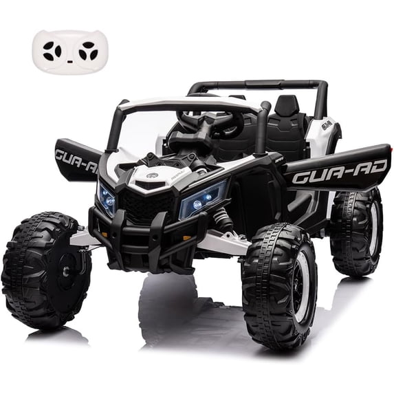 Lumiparty 2 Seater Ride on UTV Car, 24V Electric Vehicle, Electric Off ...