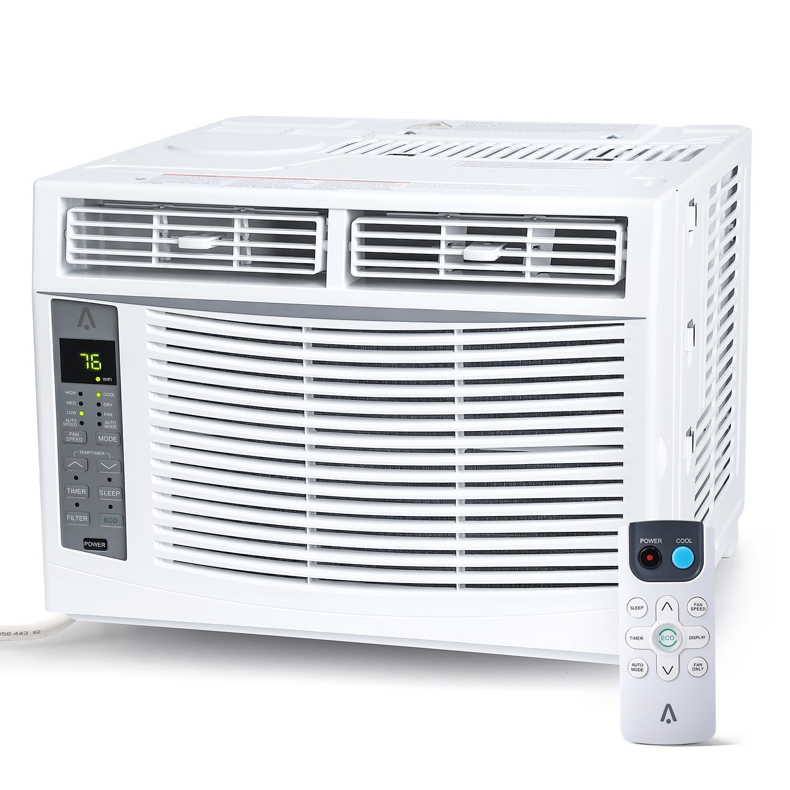 Lumiparty 6,000 BTU Window Air Conditioner with WiFi, Smart AC Unit ...