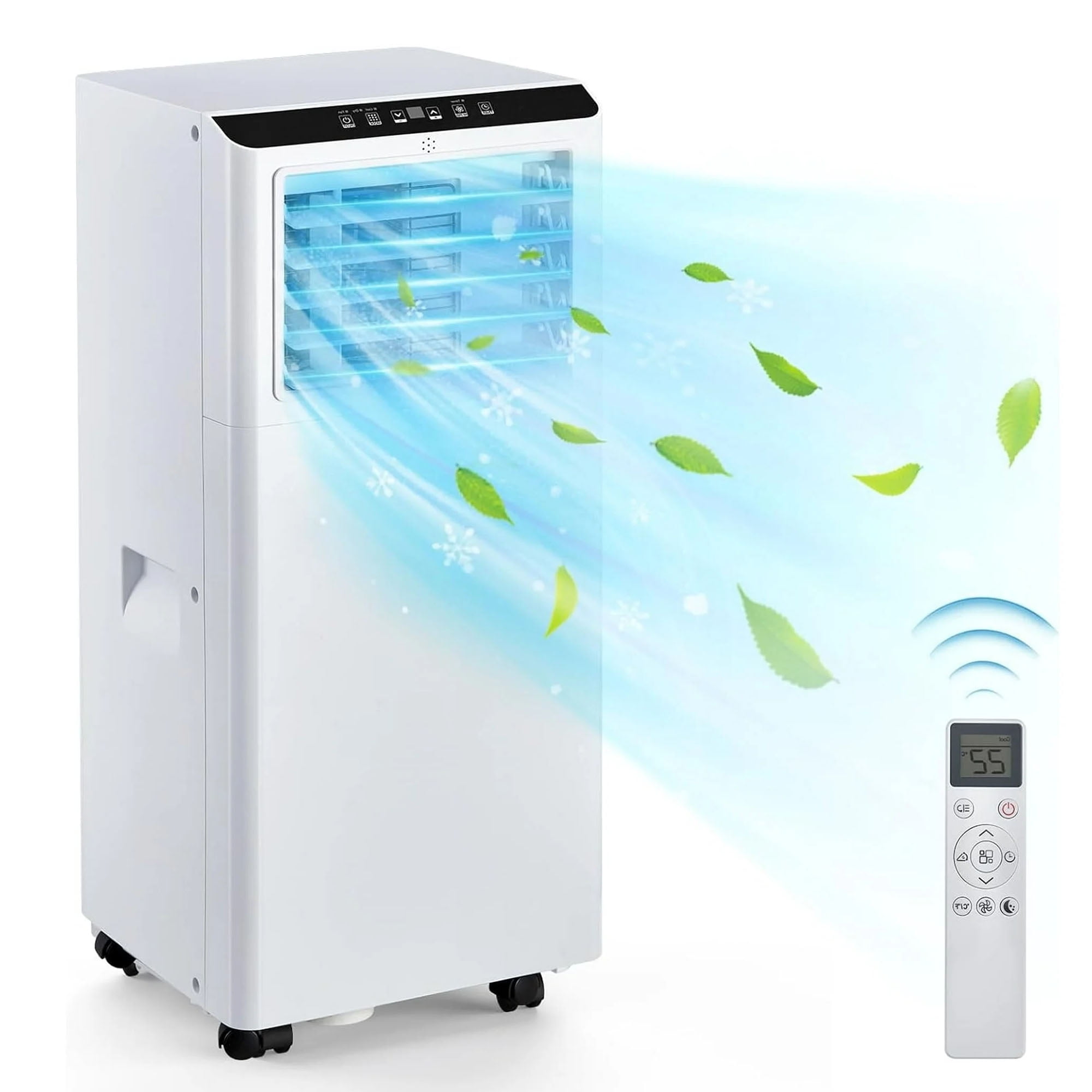 Lumiparty 8000 BTU Portable Air Conditioner, Floor AC Unit with Remote ...