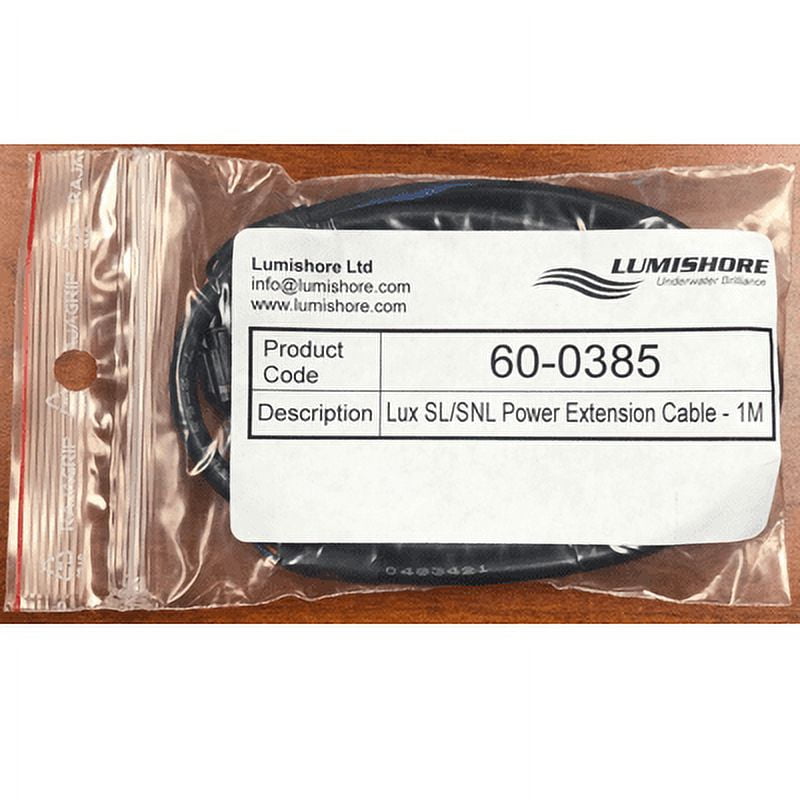 Lumishore LUX Striplight Exten. Cable, 1M (39") - Walmart Business Supplies