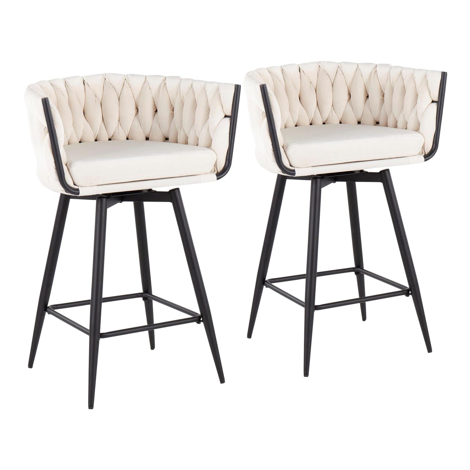 Fascinating Black And White Counter Stools Photos