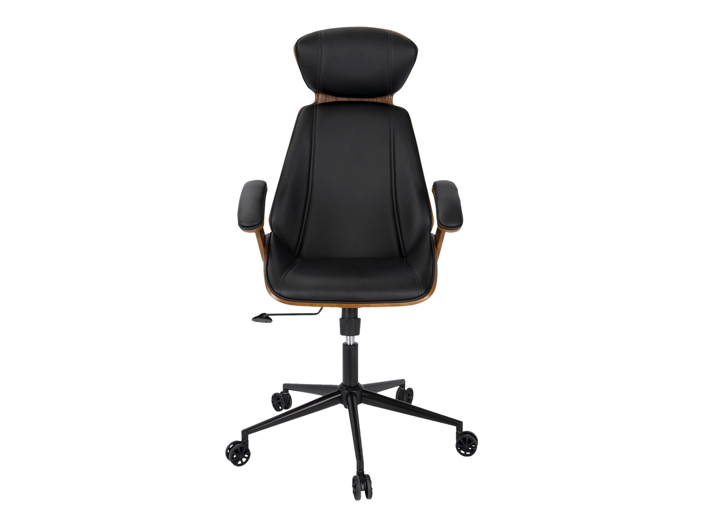 LumiSource Specter - Chair - armrests - T-shaped - swivel - steel, PU ...