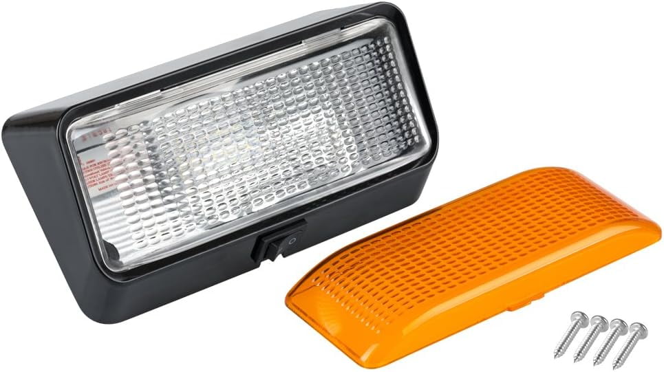 Lumitronics 12V LED Light Exterior RV Porch Light with Switch, Utility ...