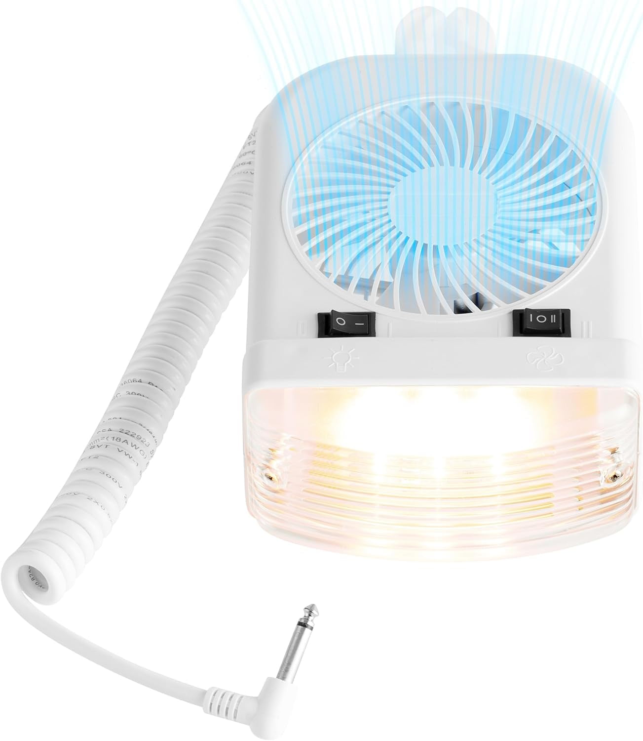 Lumitronics Combination Interior Light with 2 Speed Fan for RVs ...