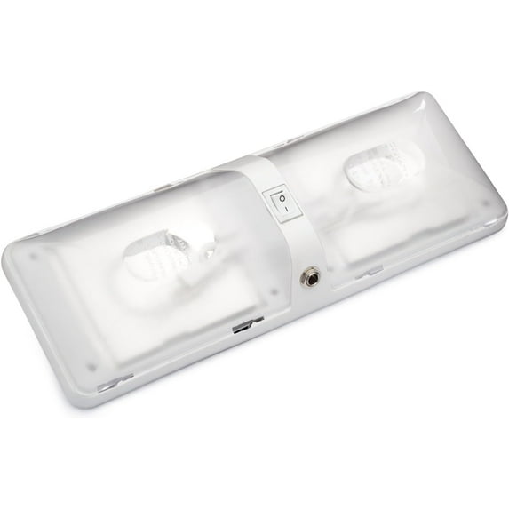 Lumitronics Euro-Style Single Dome Light with Jack Ceiling Light ...