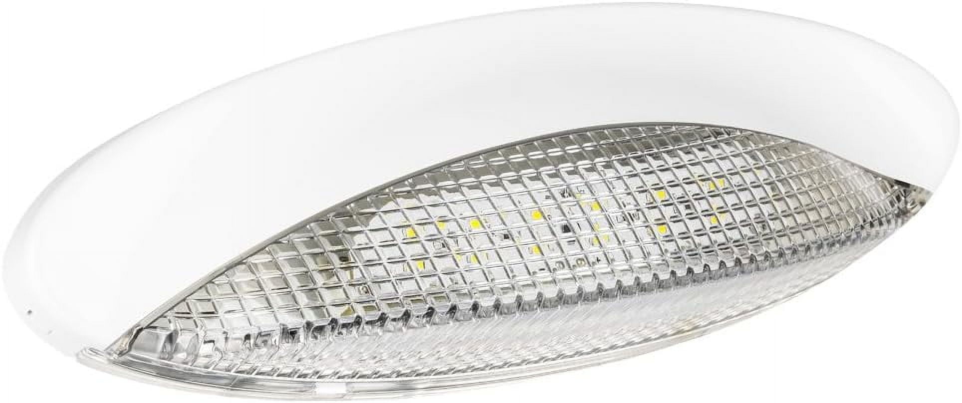 Lumitronics Clear Lens LED Euro Style RV Porch Light Camper Accessories ...