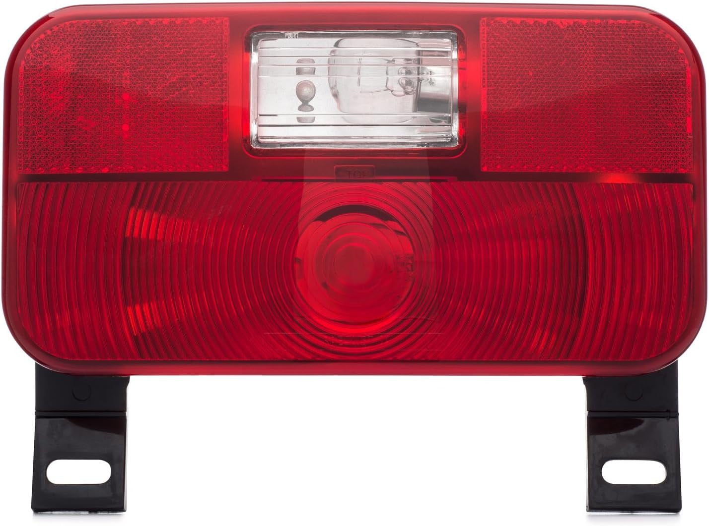 Lumitronics Red Surface Mount Back Up Trailer Light Kit with License ...