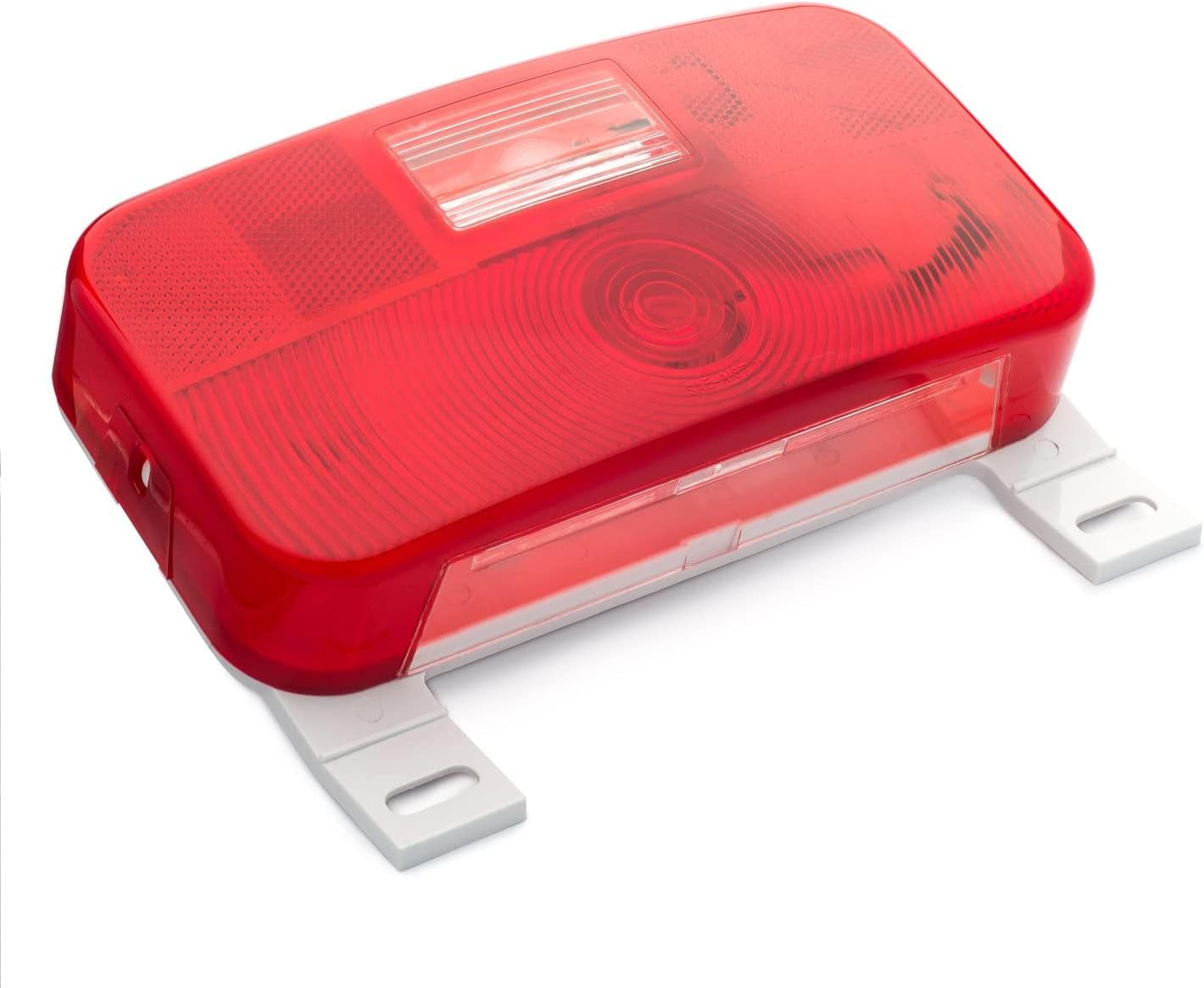 Lumitronics Red Surface Mount Back Up Trailer Light Kit with License ...