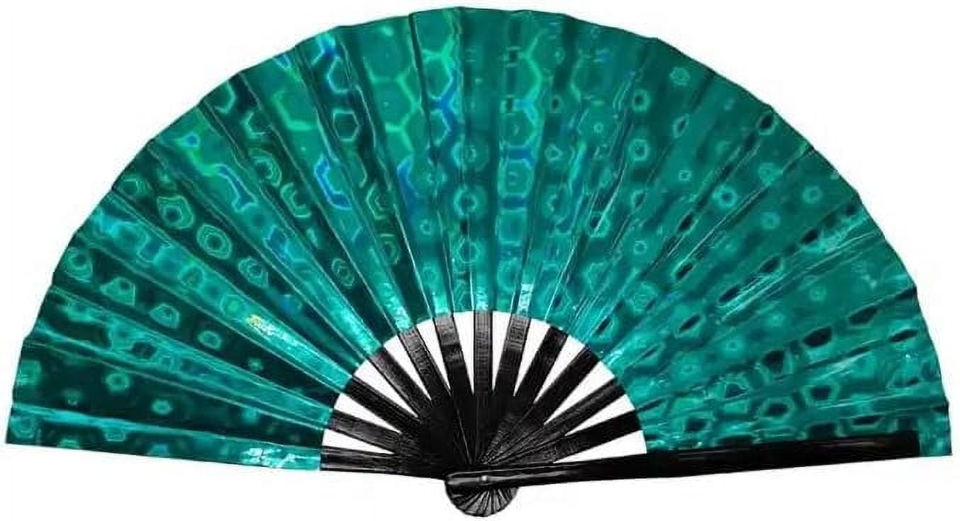 Lumivia 2Pcs Square Fans Line Dance Popping Fans Boots on The Ground ...