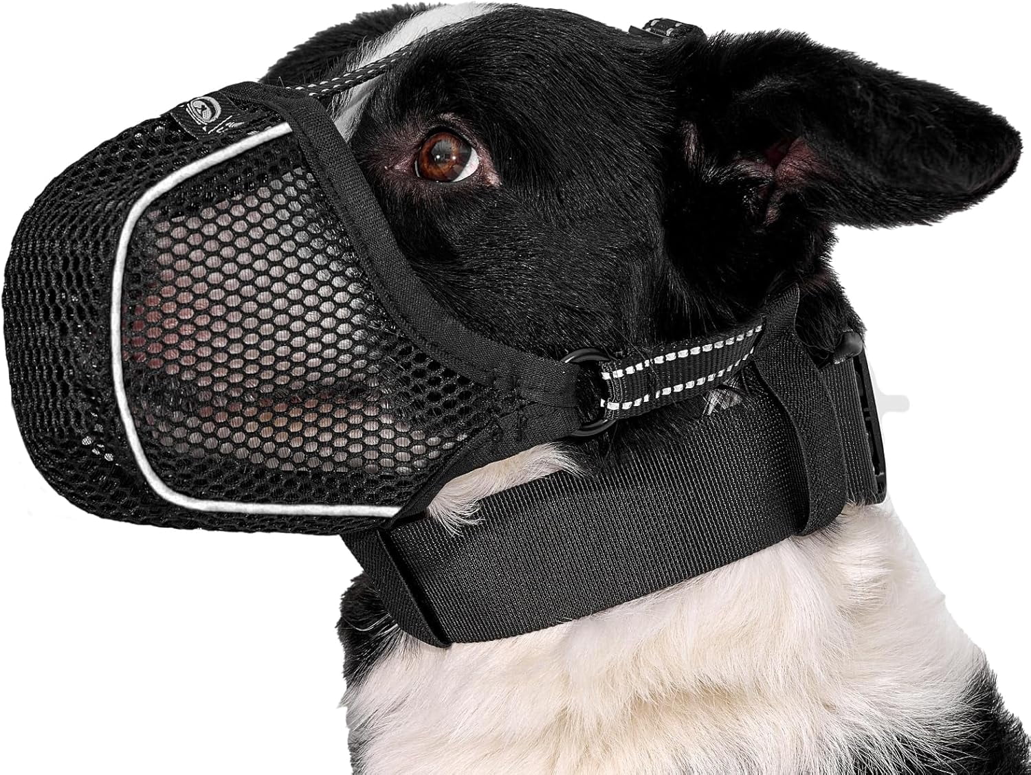 Lumivia Small Dog Muzzles:Soft Mesh with Ample Space. Allows Free Mouth ...