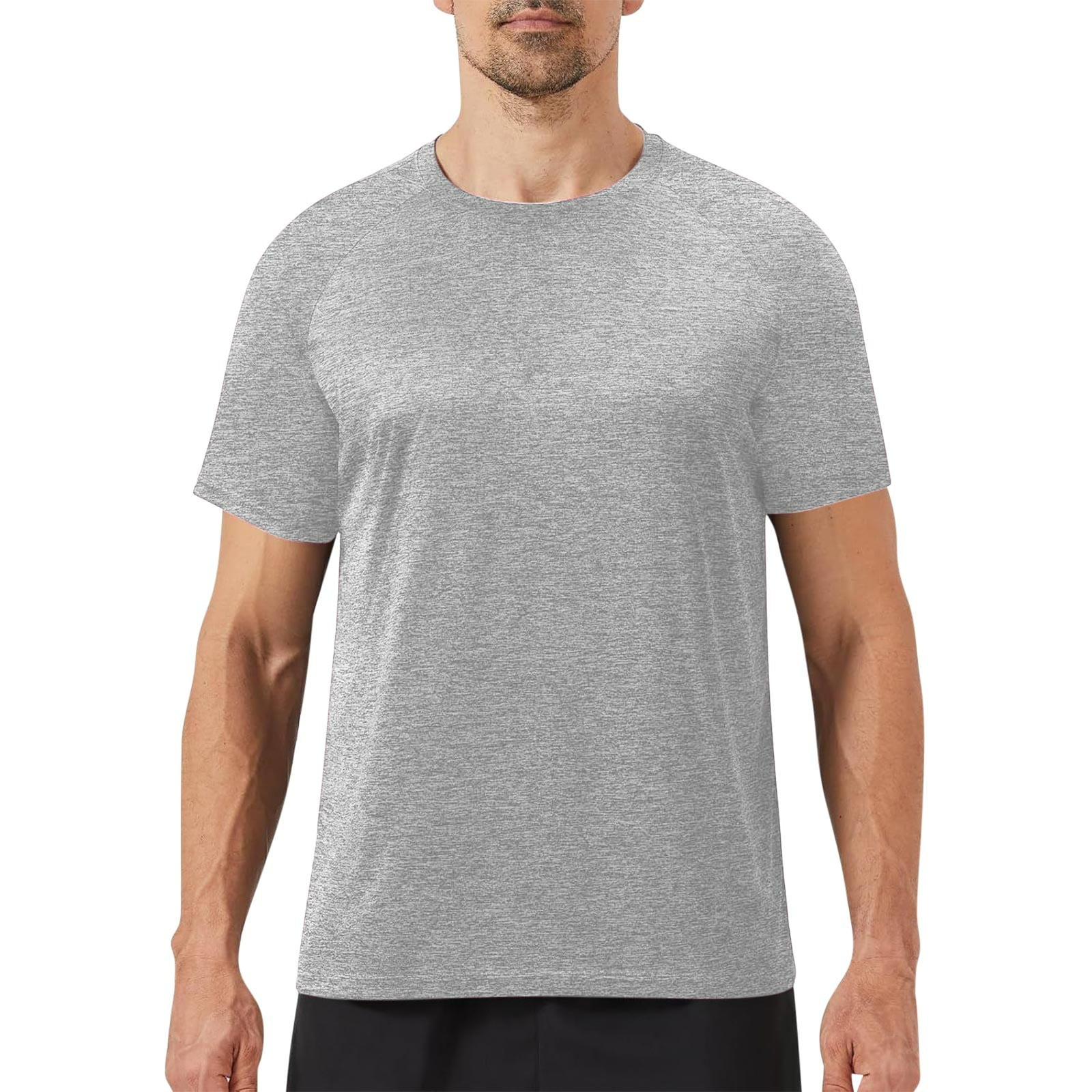 Lumivie Workout Muscle Shirts For Men Gym Mens Tops For Work ...