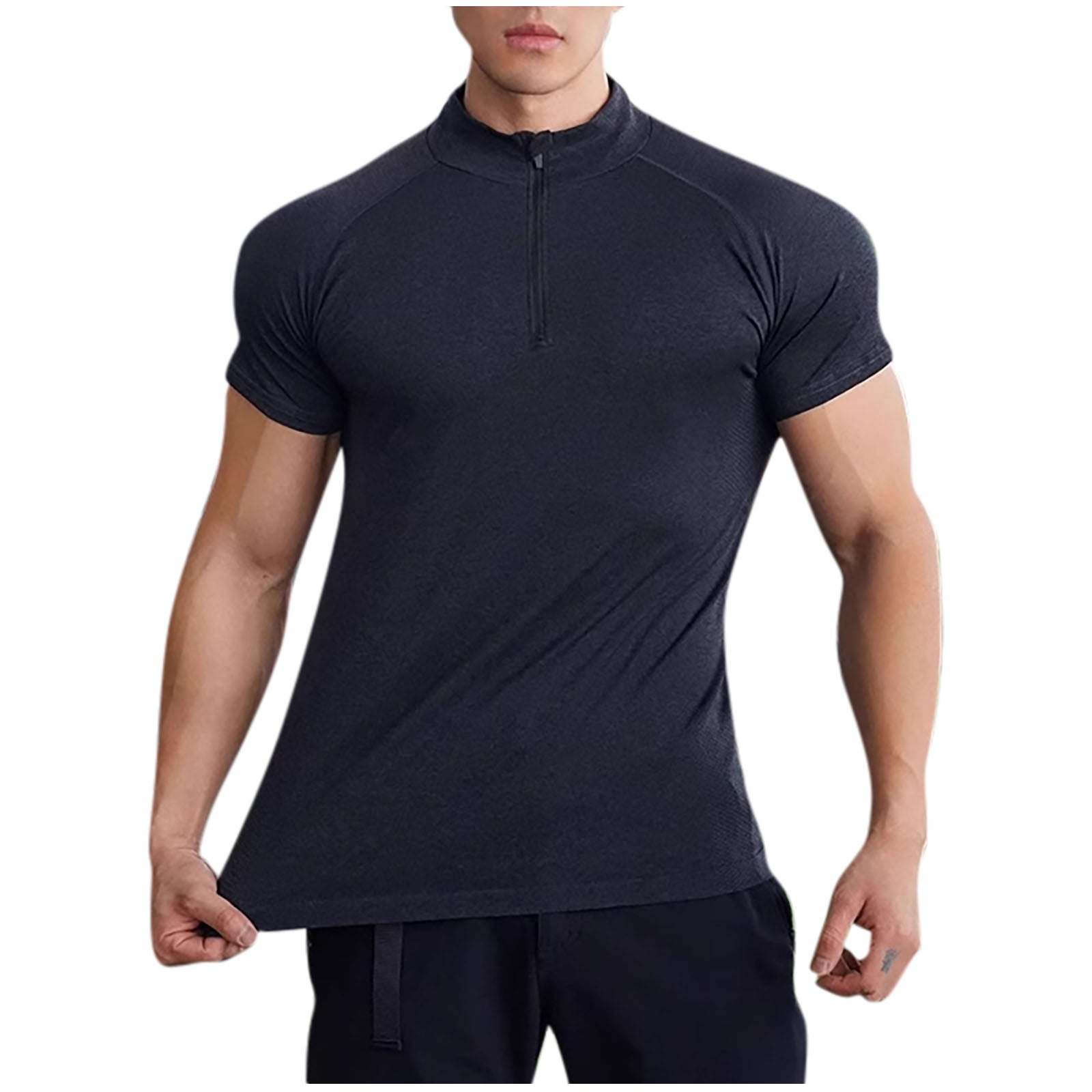 Lumivie Workout Muscle Shirts For Men Gym Off The Shoulder Tops For Men ...