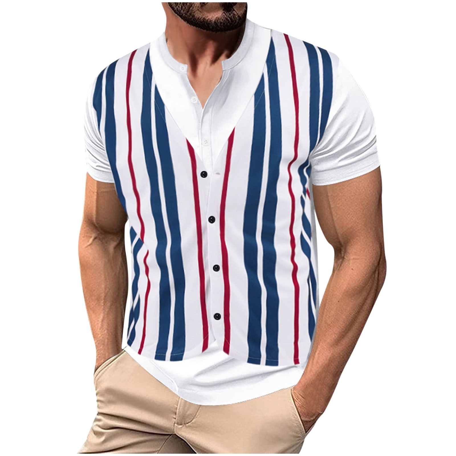 Lumivie Workout Muscle Shirts For Men Gym Going Out Tops For Men ...